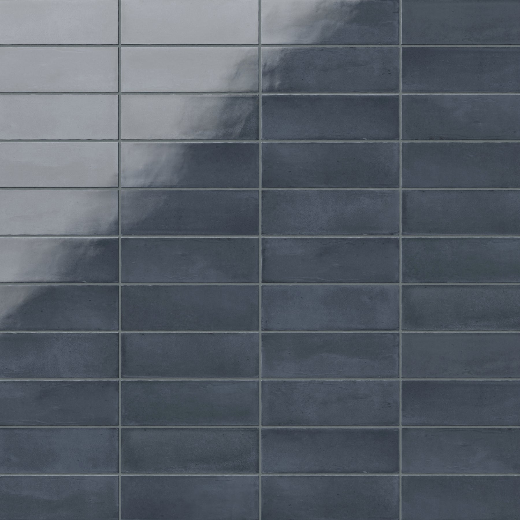 Natasha 2x6 Glossy Porcelain Tile in Denim