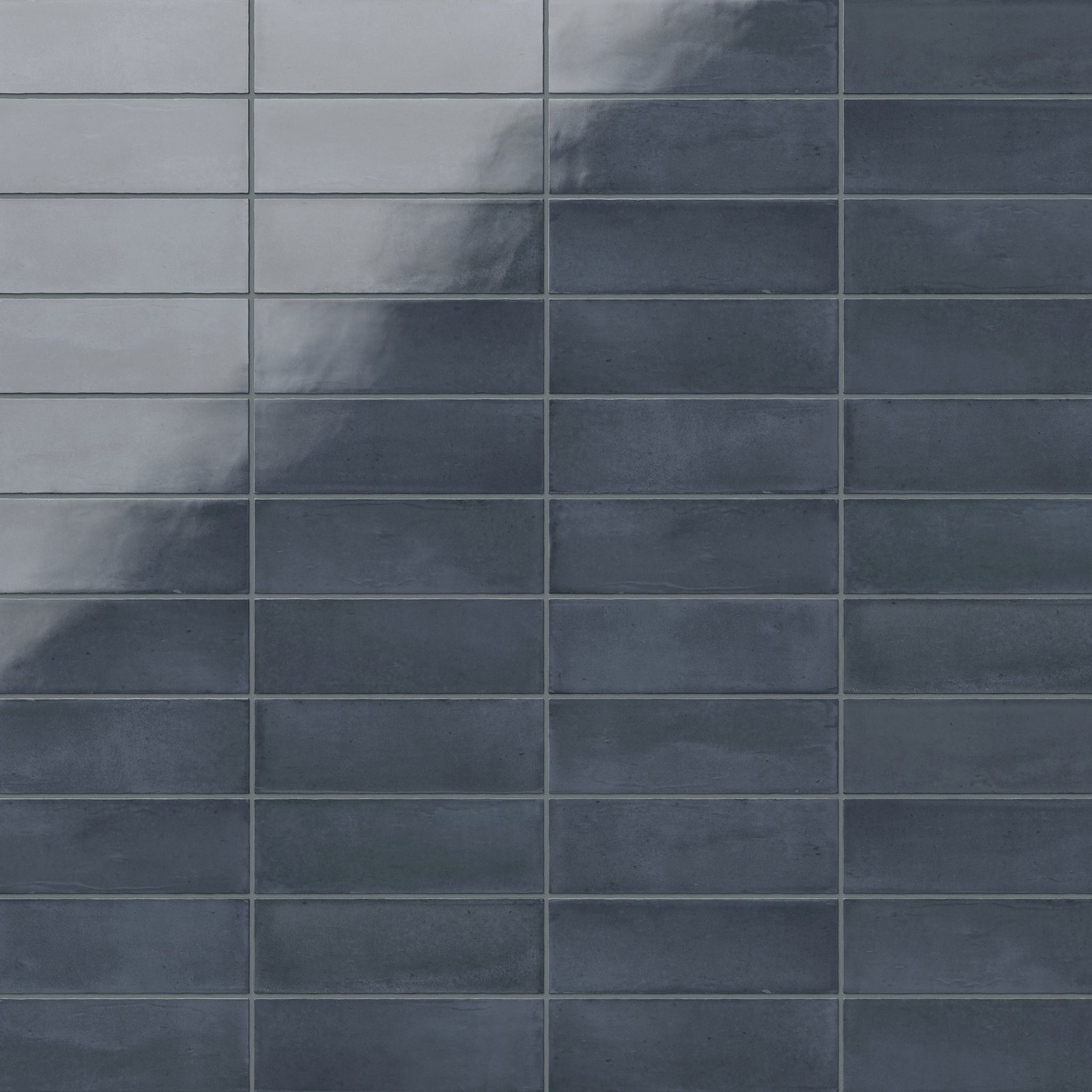 Natasha 2x6 Glossy Porcelain Tile in Denim