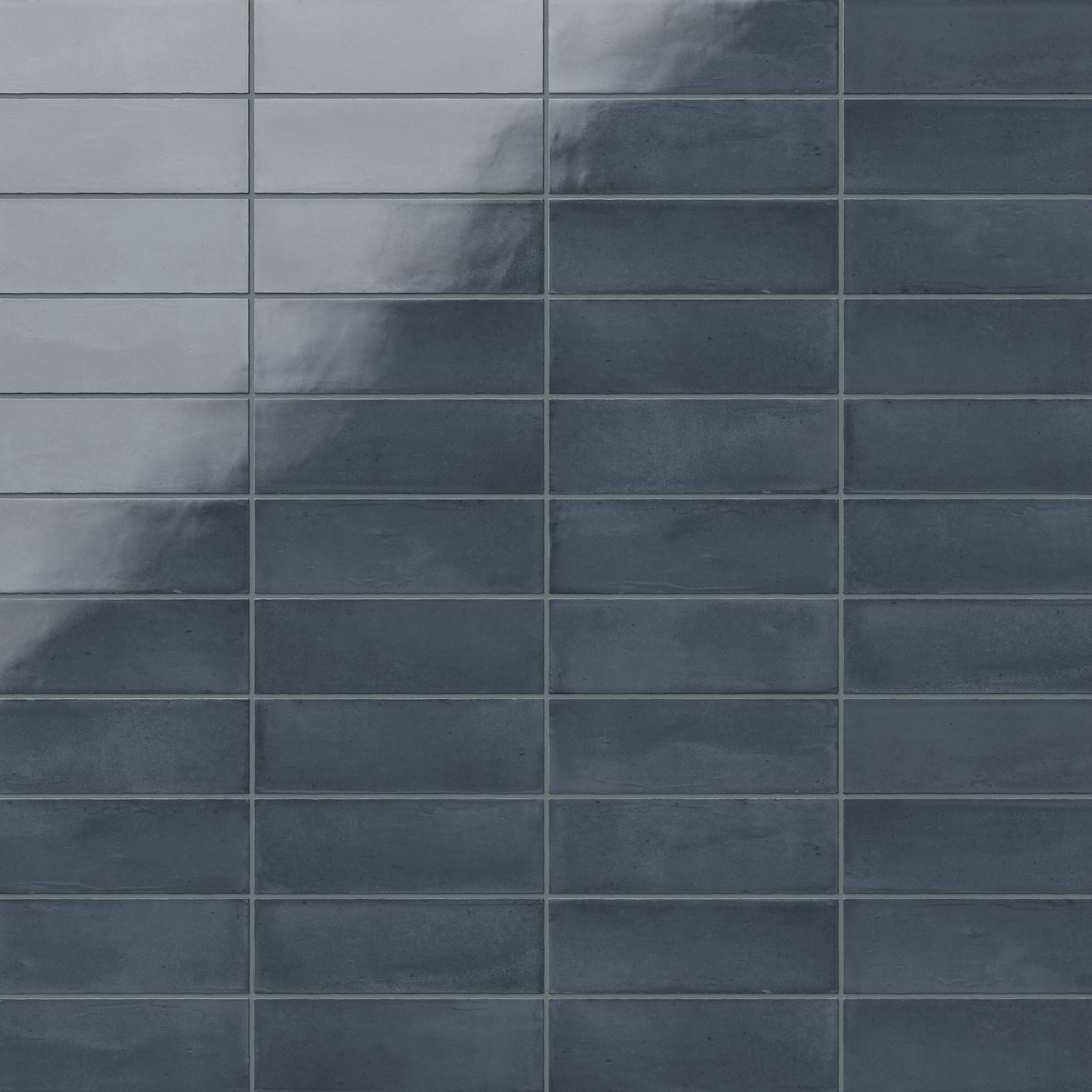 Natasha 2x6 Glossy Porcelain Tile in Denim