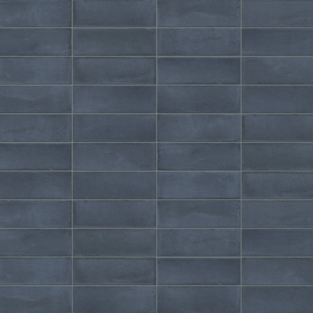 Natasha 2x6 Matte Porcelain Tile in Denim