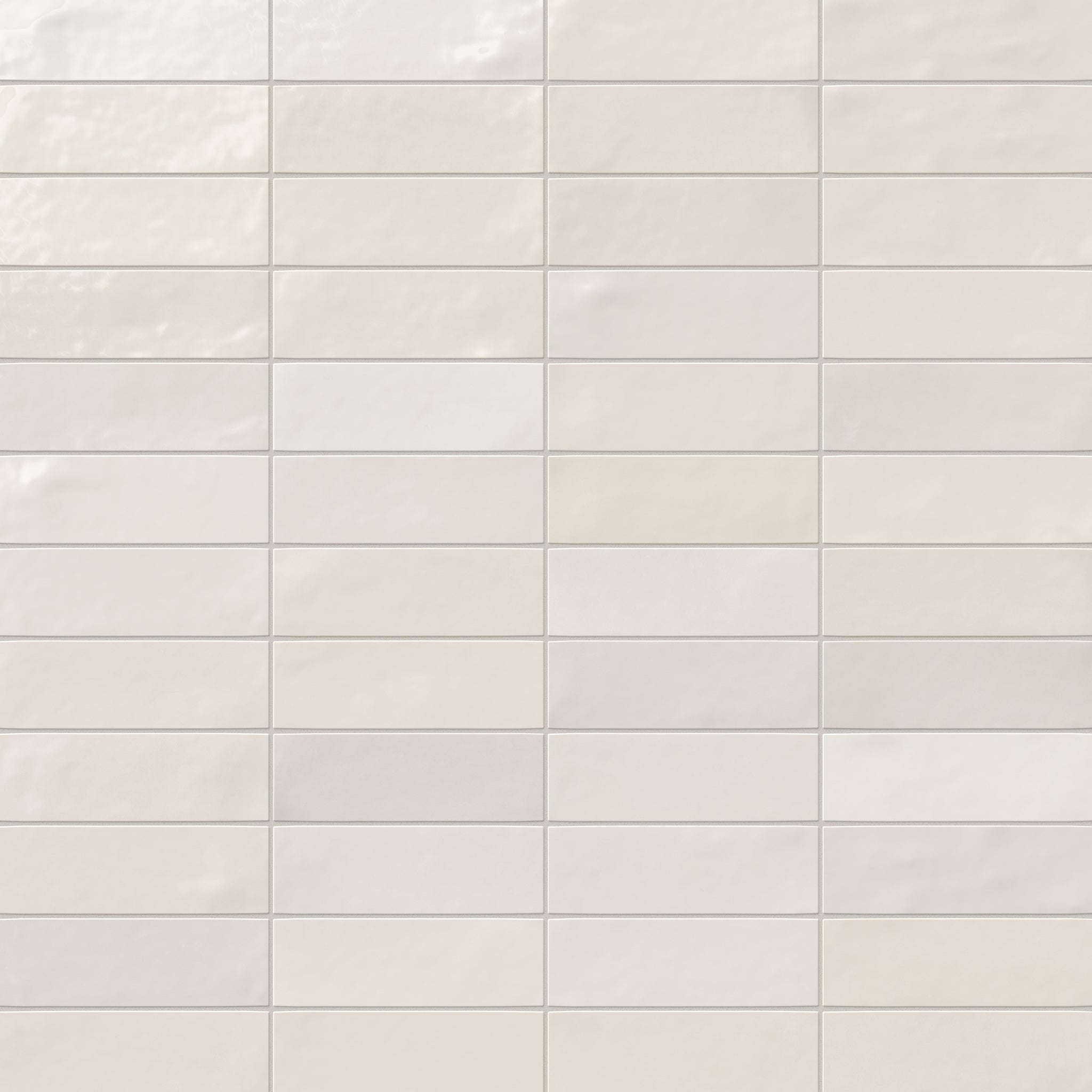 Jojo 2x6 Glossy Ceramic Tile in Ivory