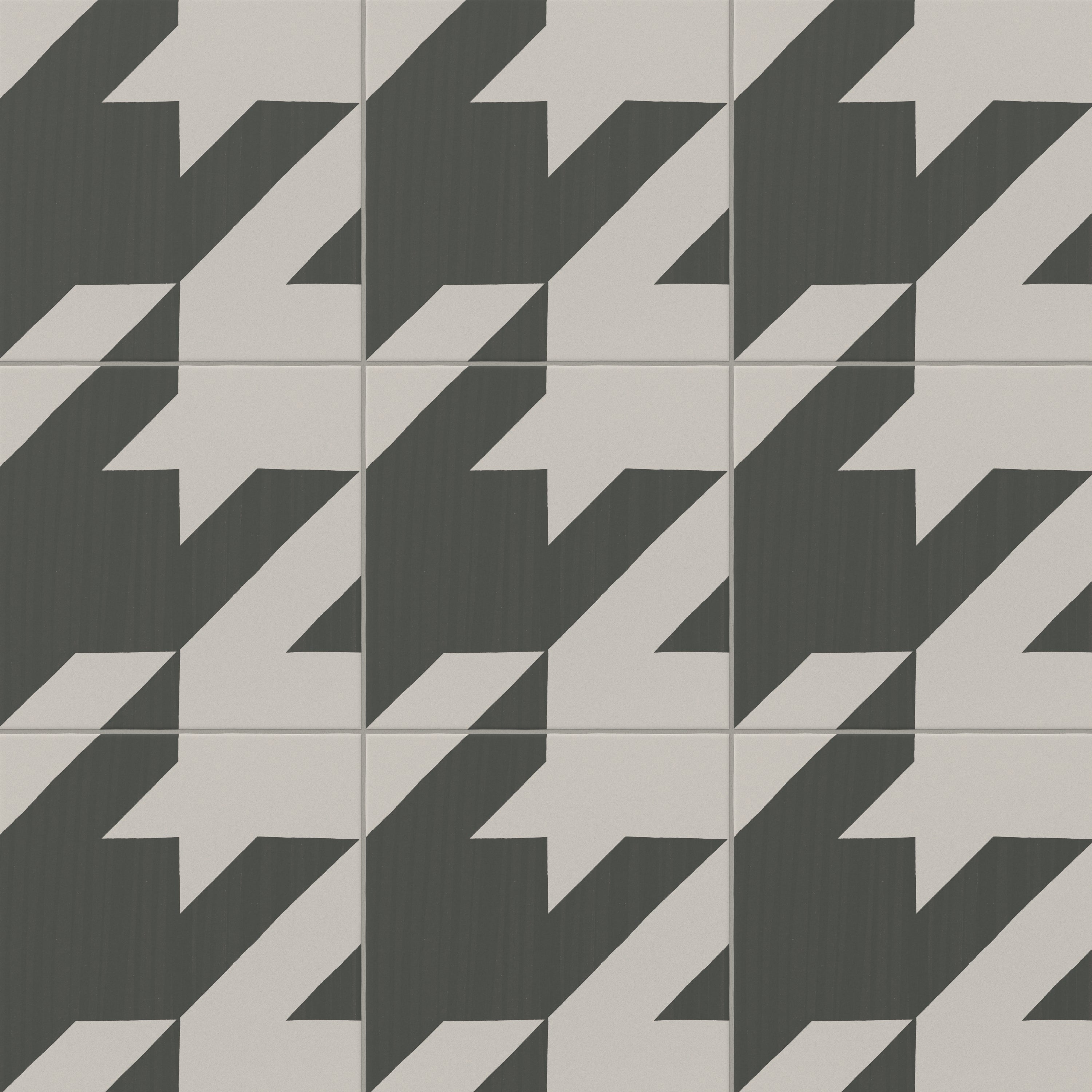 Brielle 8x8 Matte Porcelain Tile in Silhouette