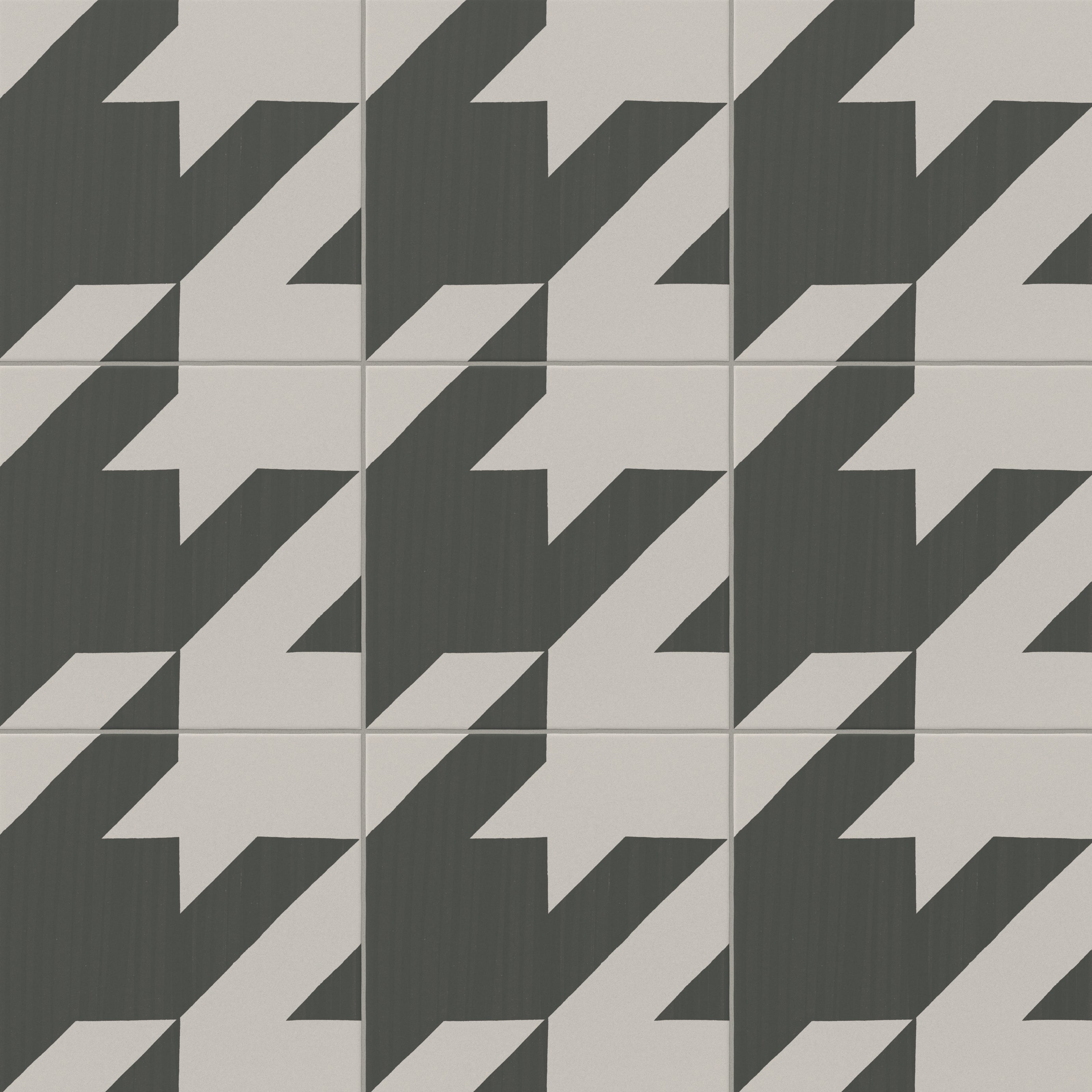 Brielle 8x8 Matte Porcelain Tile in Silhouette