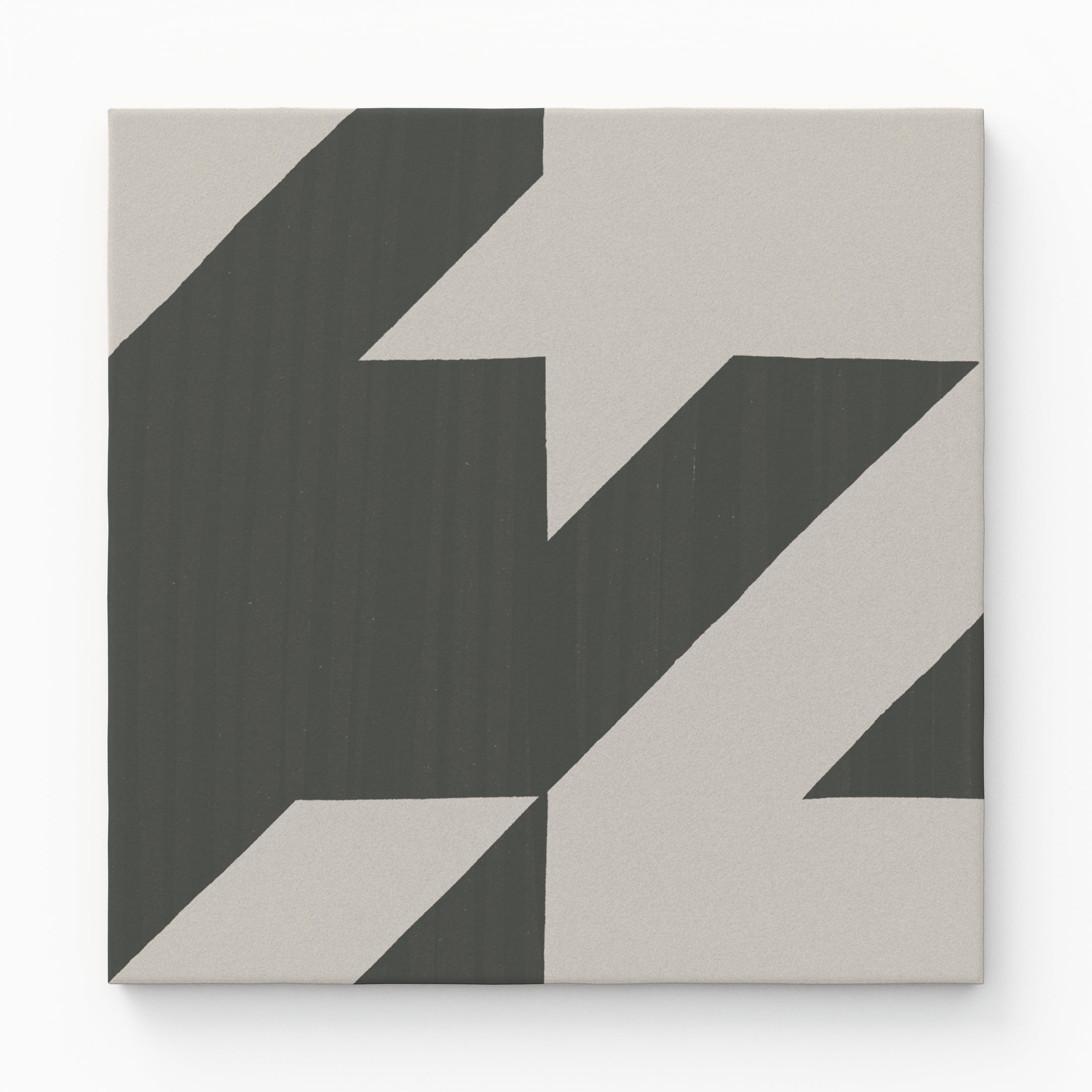 Brielle 8x8 Matte Porcelain Tile in Silhouette