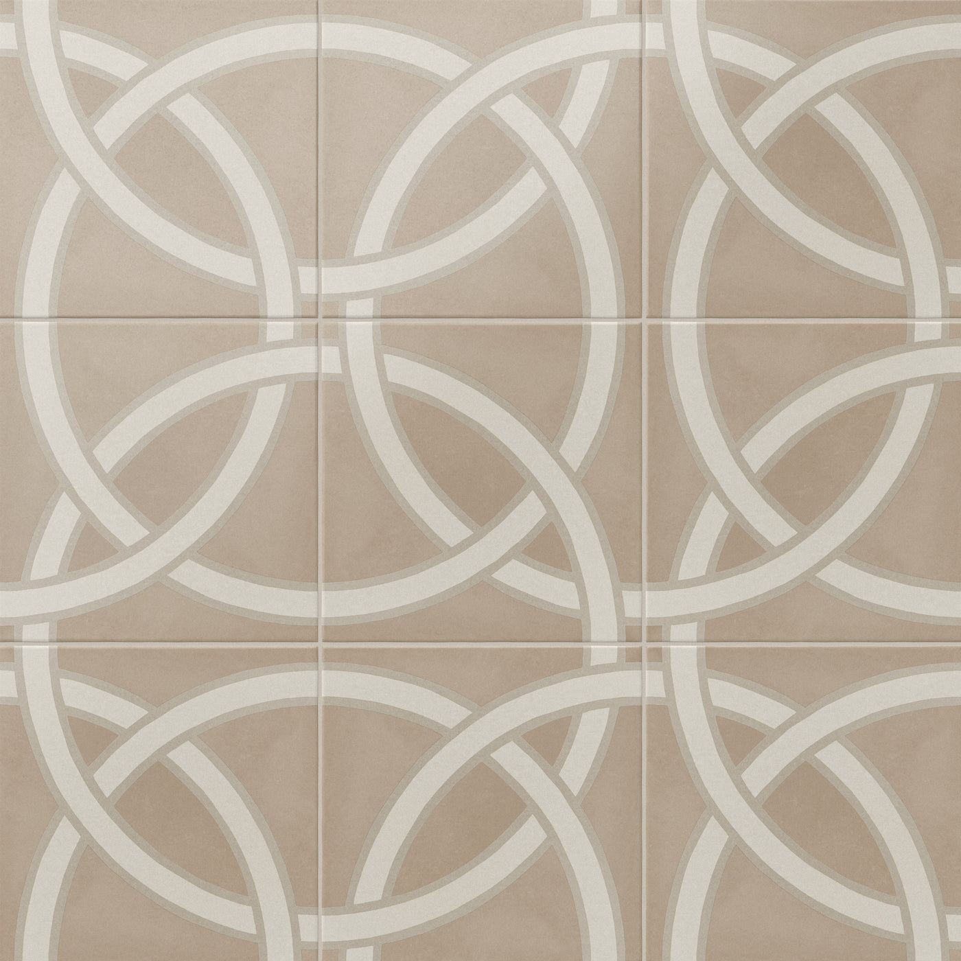 Brielle 8x8 Matte Porcelain Tile in Pirouette