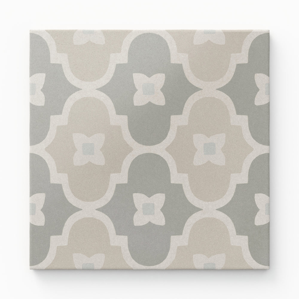 Brielle 8x8 Matte Porcelain Tile in Arabesque