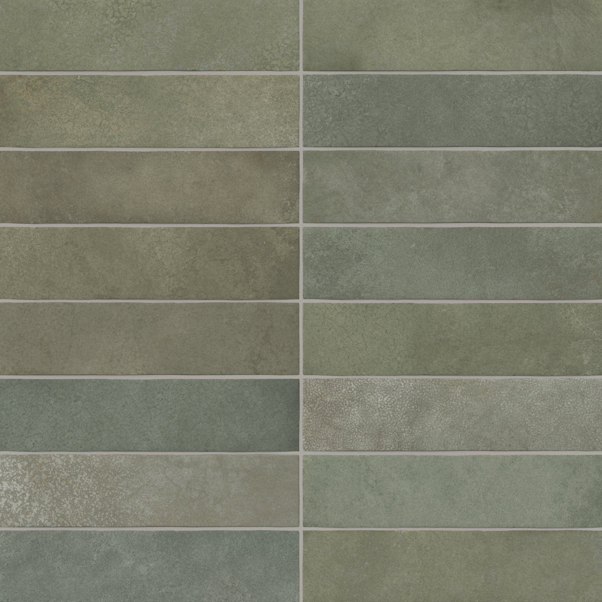 Juliet 2.5x10 Matte Porcelain Tile in Olive