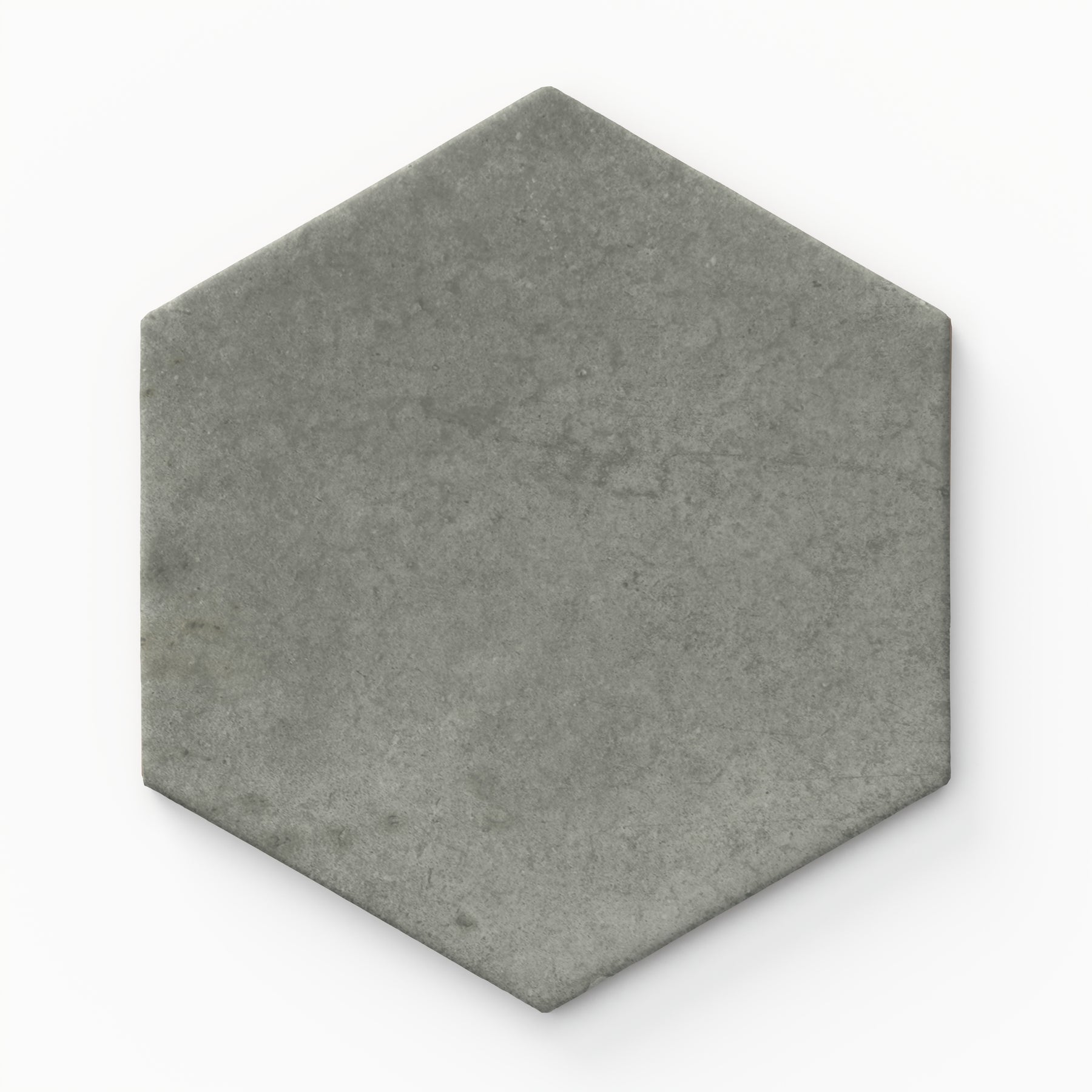 Juliet 7x8 Hexagon Matte Porcelain Tile in Charcoal