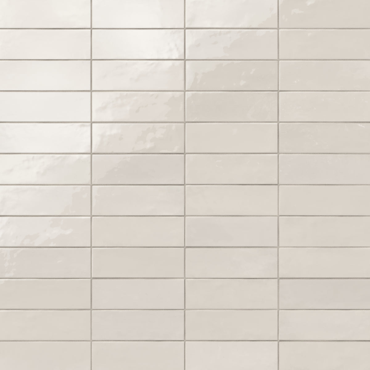 Cleo 2x6 Glossy Ceramic Tile in Cream