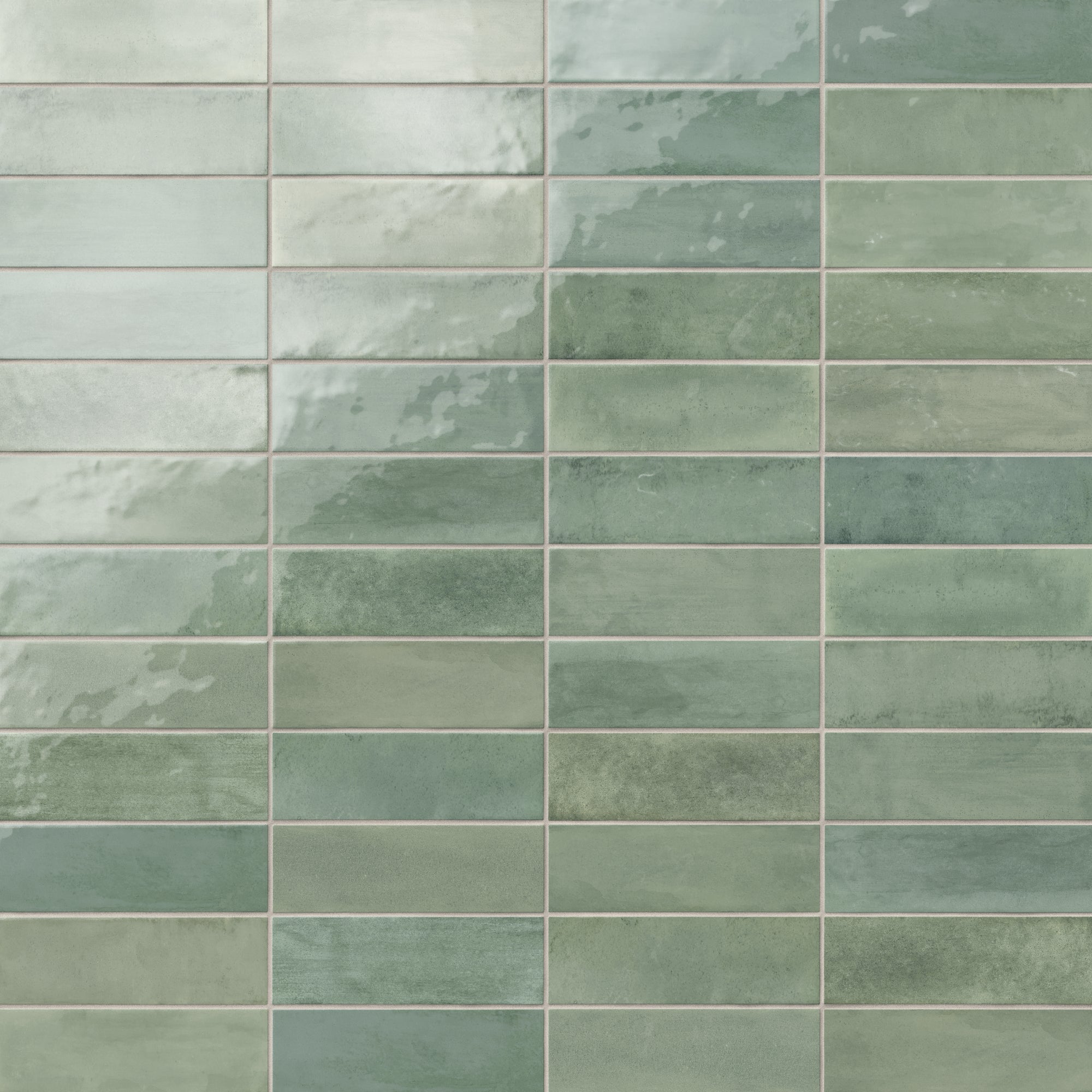 Cleo 2x6 Glossy Ceramic Tile in Sage