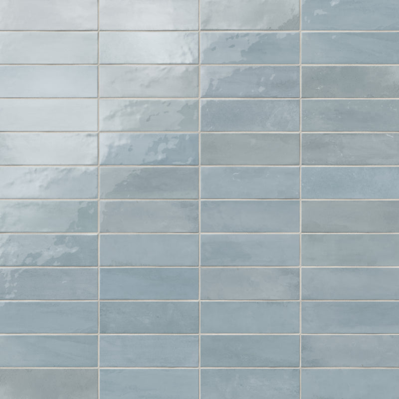 Cleo 2x6 Glossy Ceramic Tile in Ice