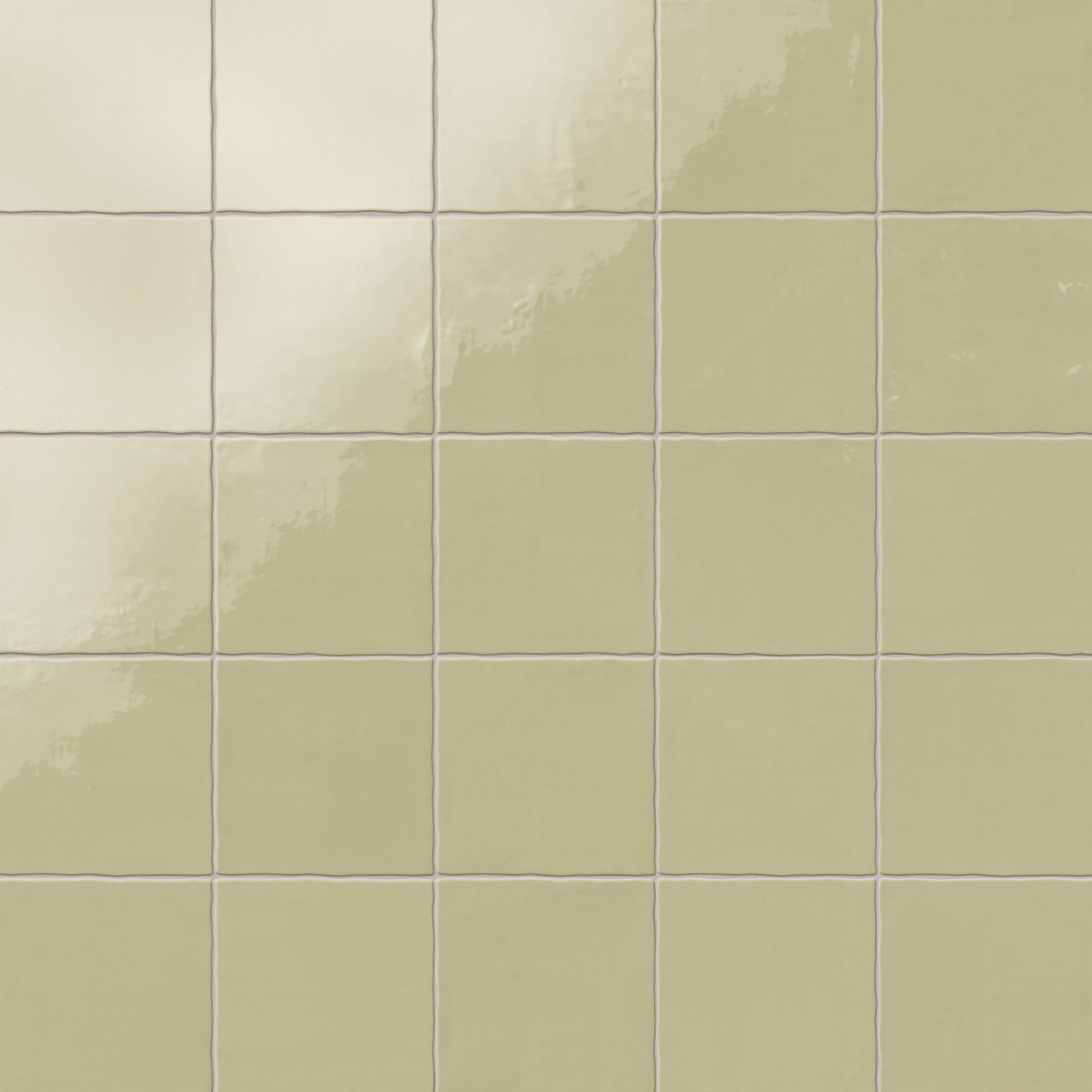 Harper 5x5 Glossy Ceramic Tile in Basil
