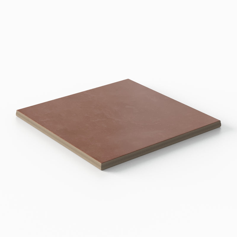 Isabel 6x6 Matte Porcelain Tile in Rust