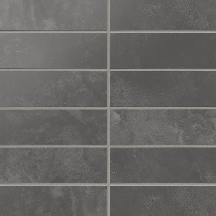 Isabel 2x6 Matte Porcelain Tile in Charcoal