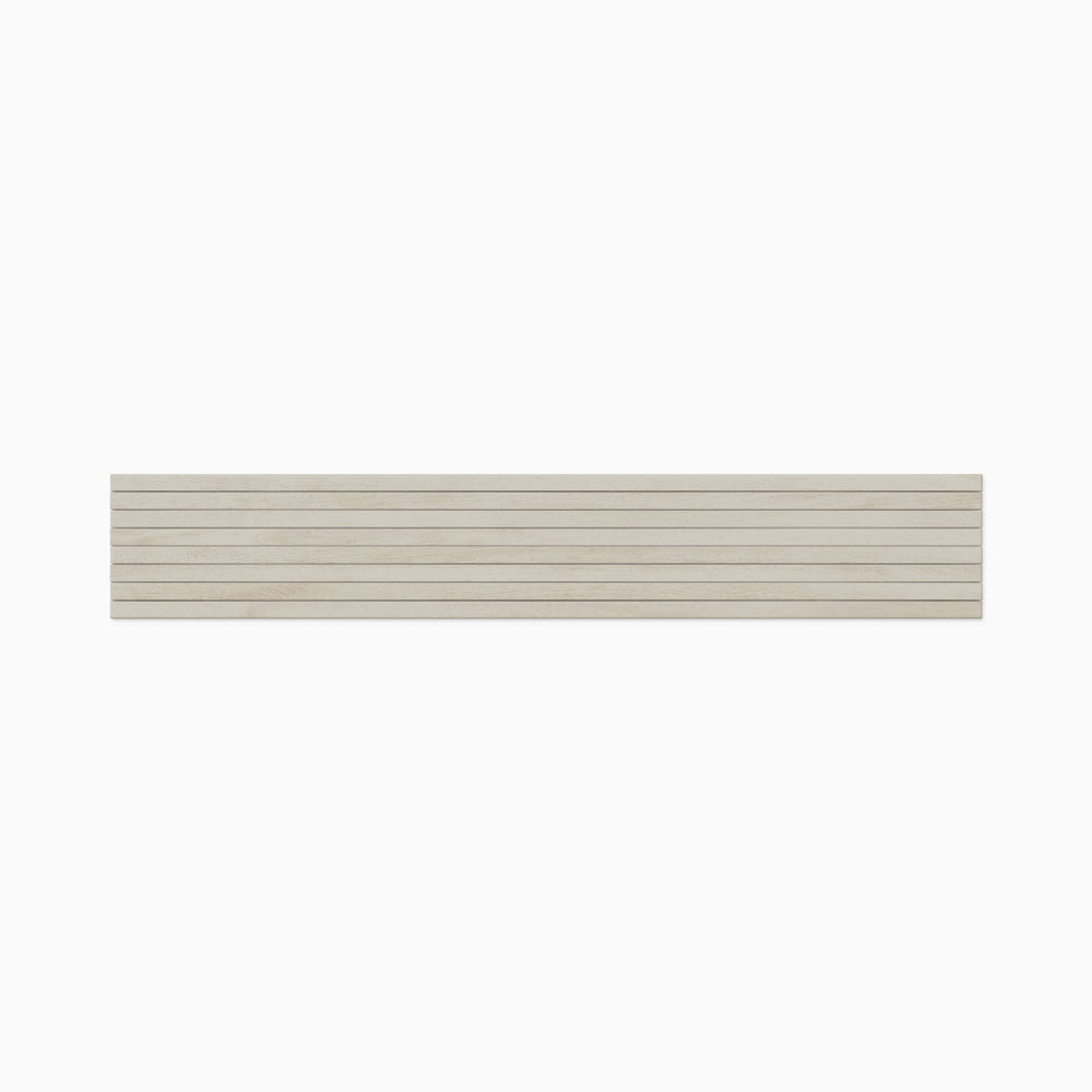 Nora 8x48 Matte Porcelain Mosaic Tile in Foam