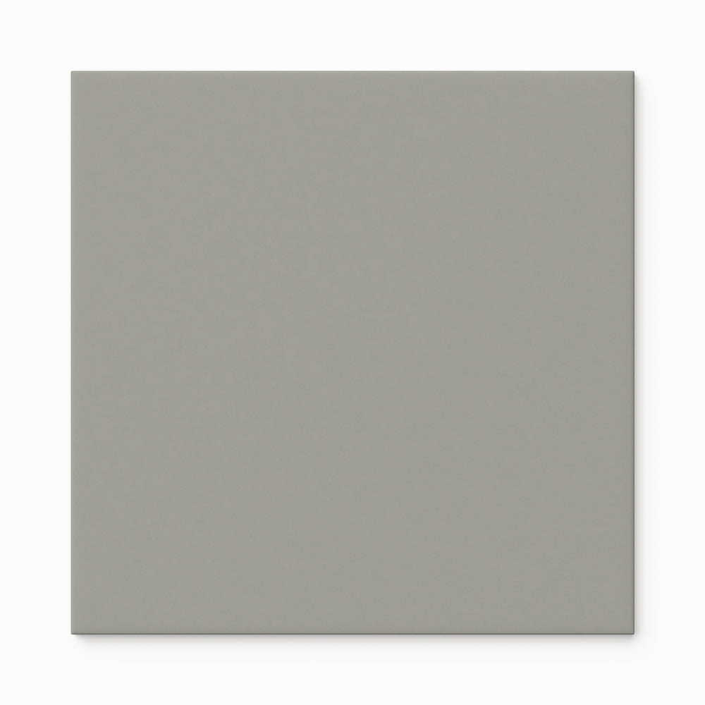 Merrick 8x8 Matte Porcelain Tile in Gothic Grey