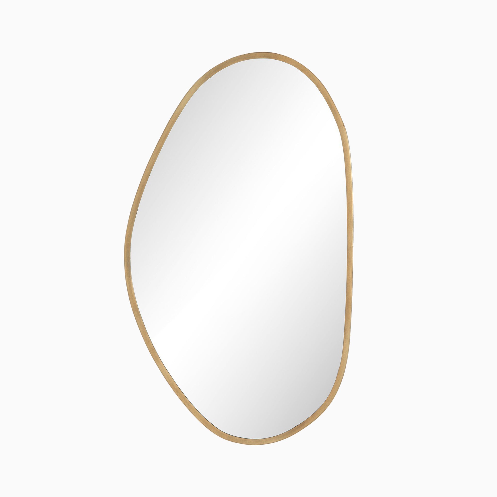 Rory Mirror in Antique Brass Iron