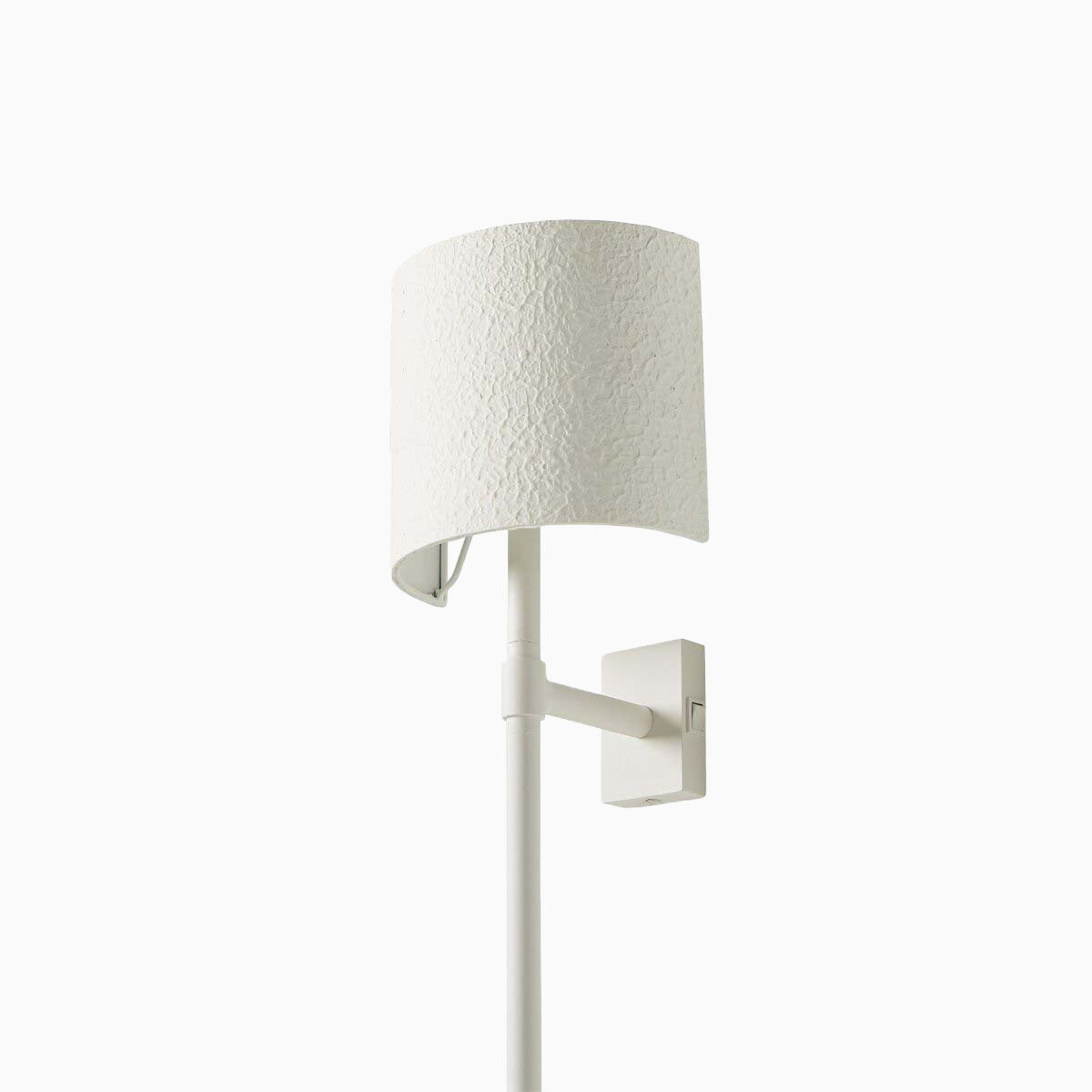 Kyrie Wall Sconce in Matte White Plaster