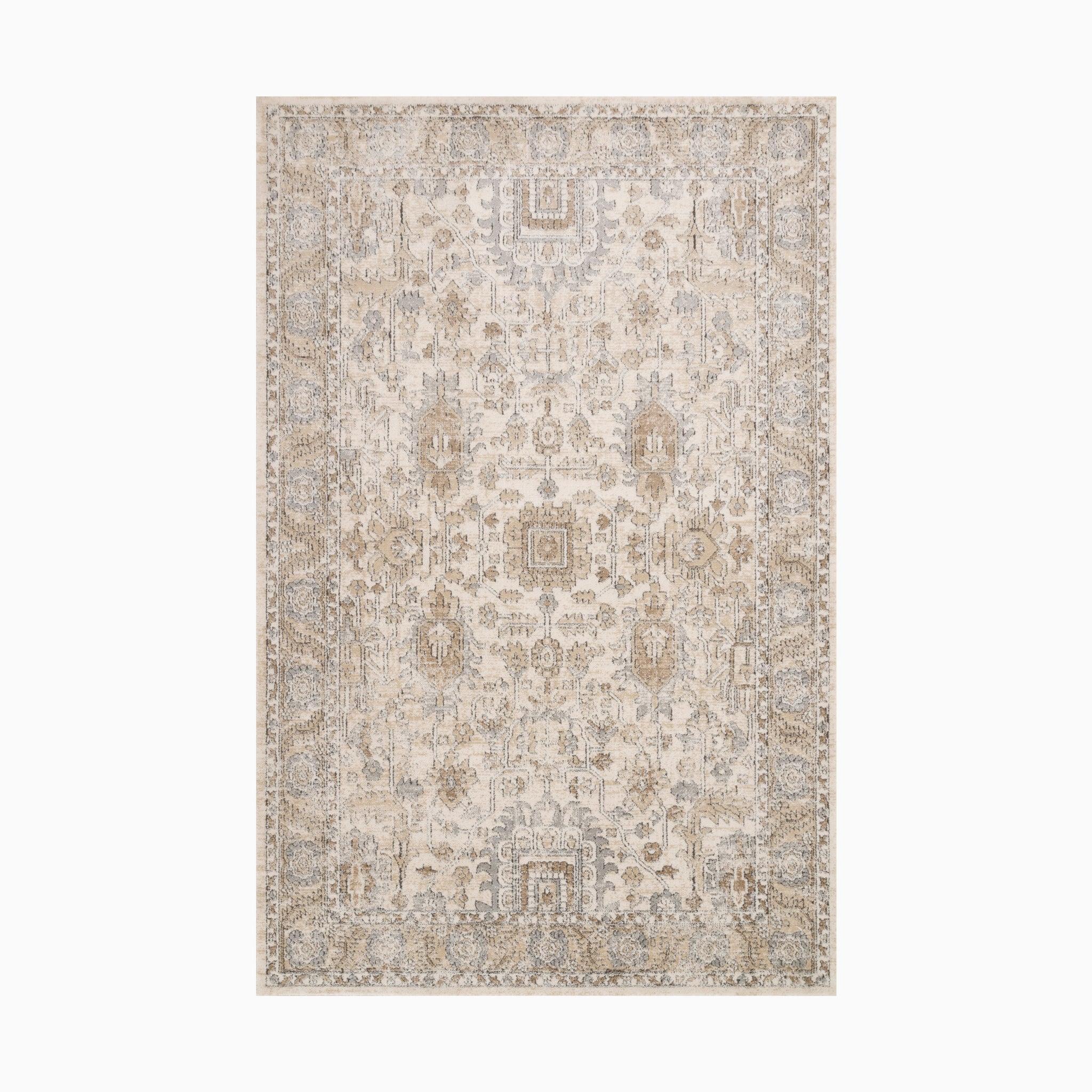 Charlise Rug in Cream / Fog