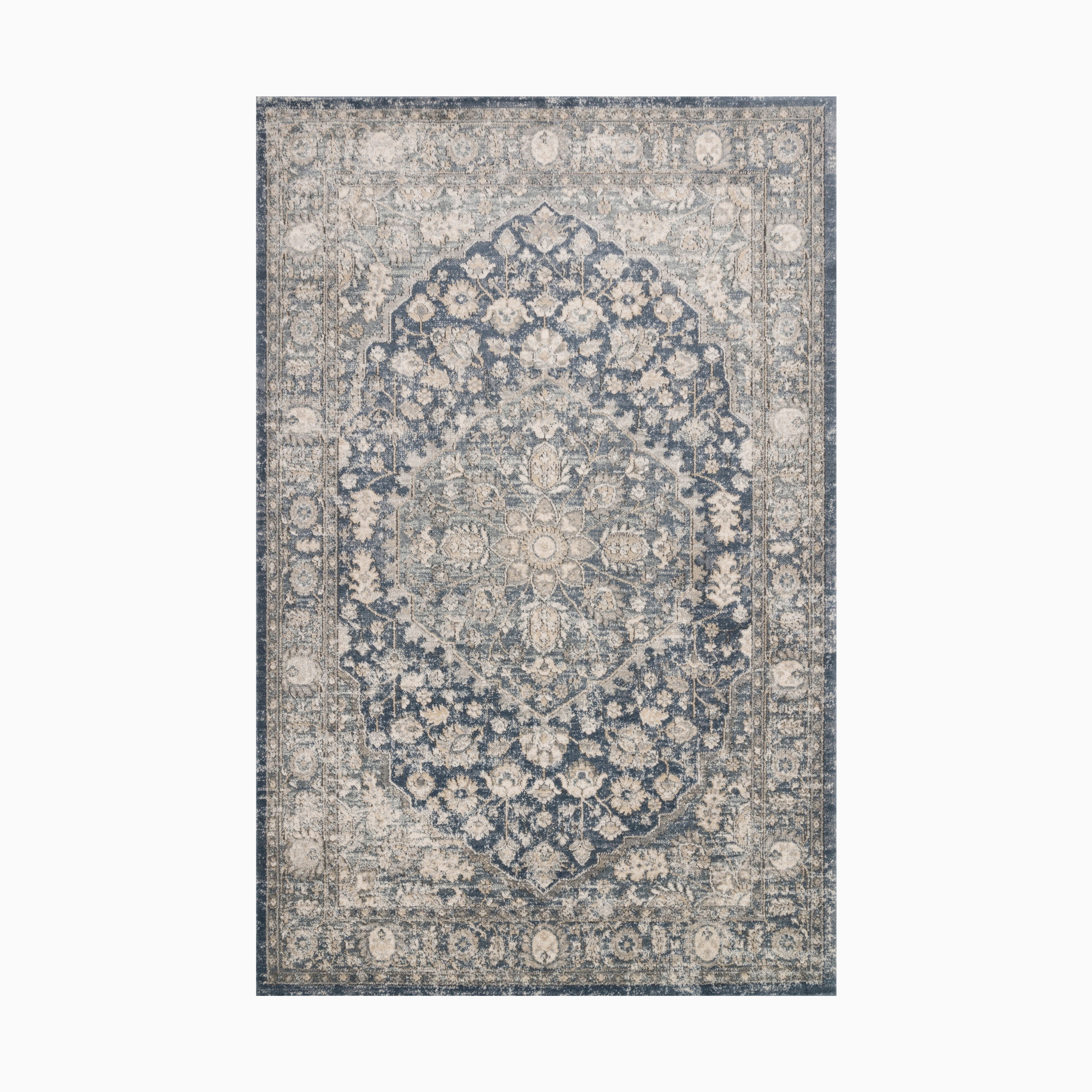 Charlise Rug in Navy / Khaki