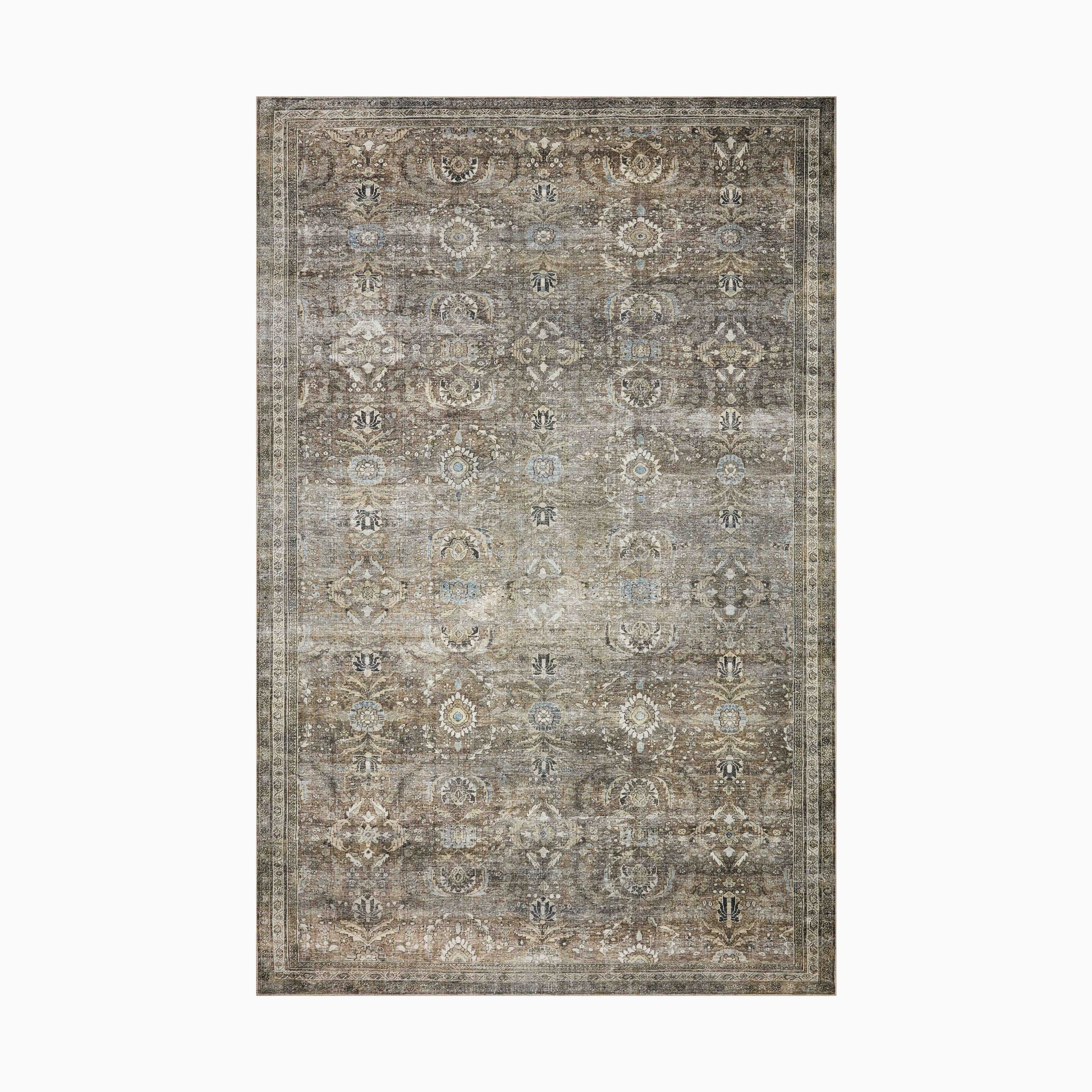 Hutchinson Rug in Graphite / Olive