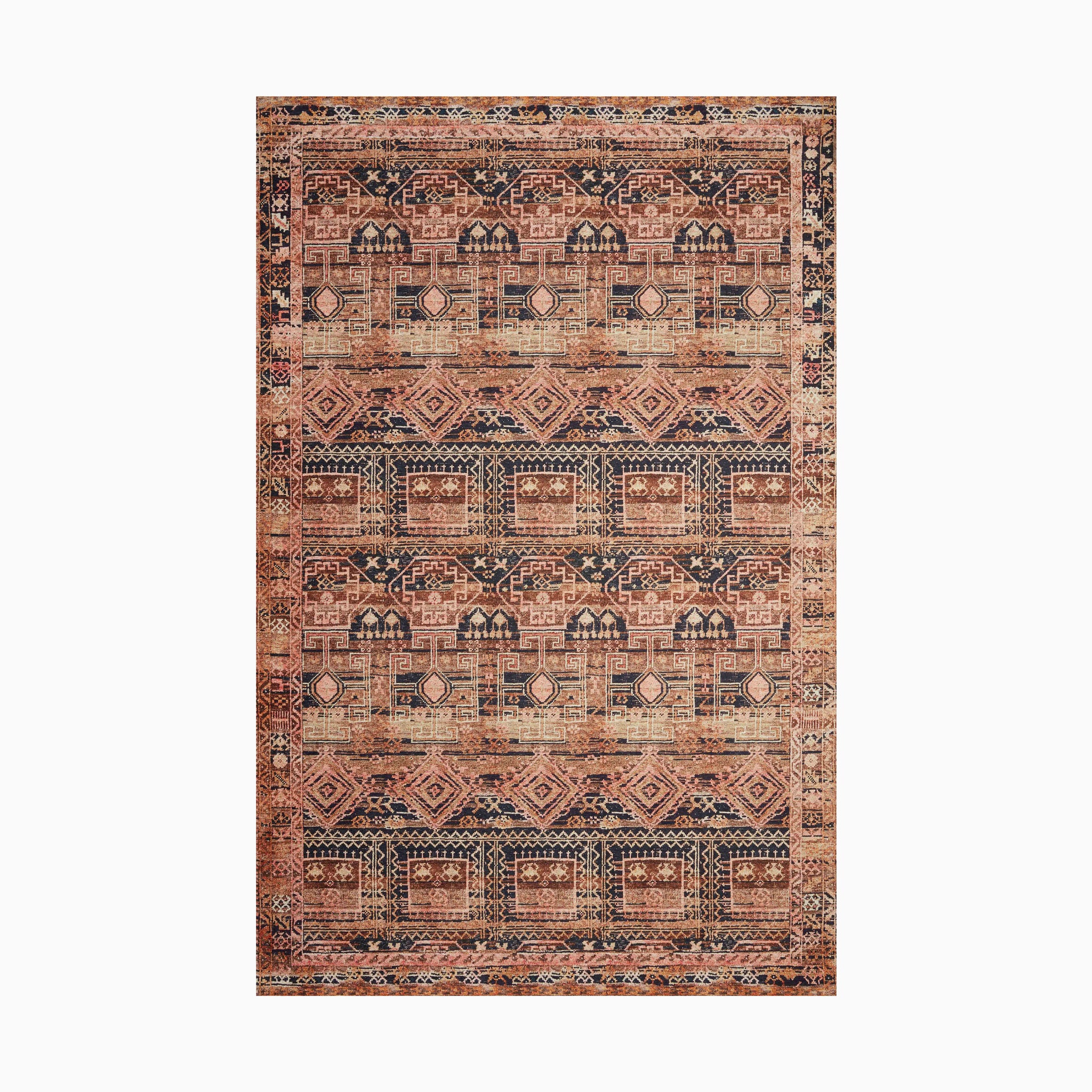 Hutchinson Rug in Rust / Desert