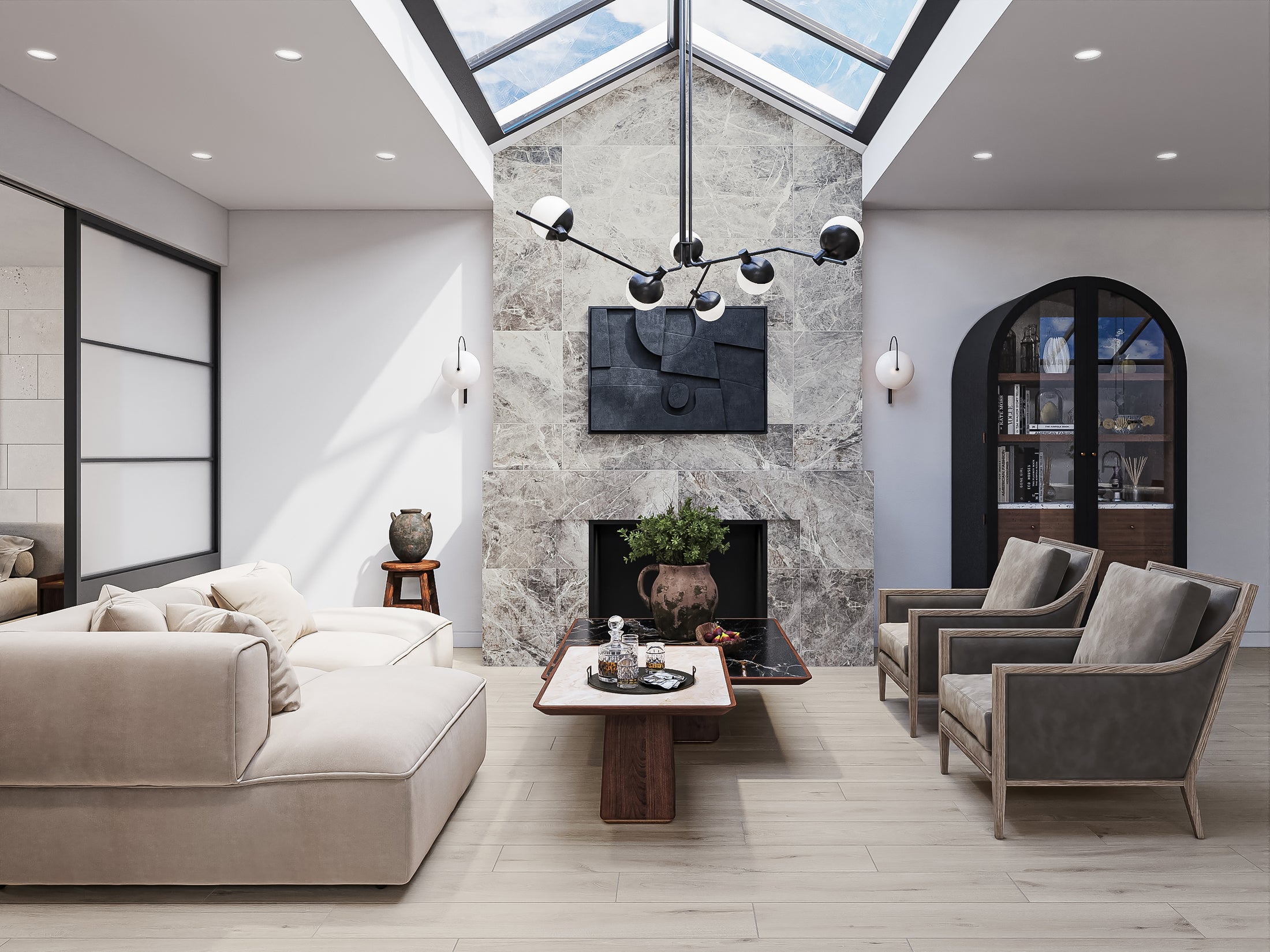 Chantel 24x48 Matte Porcelain Tile in Imperial