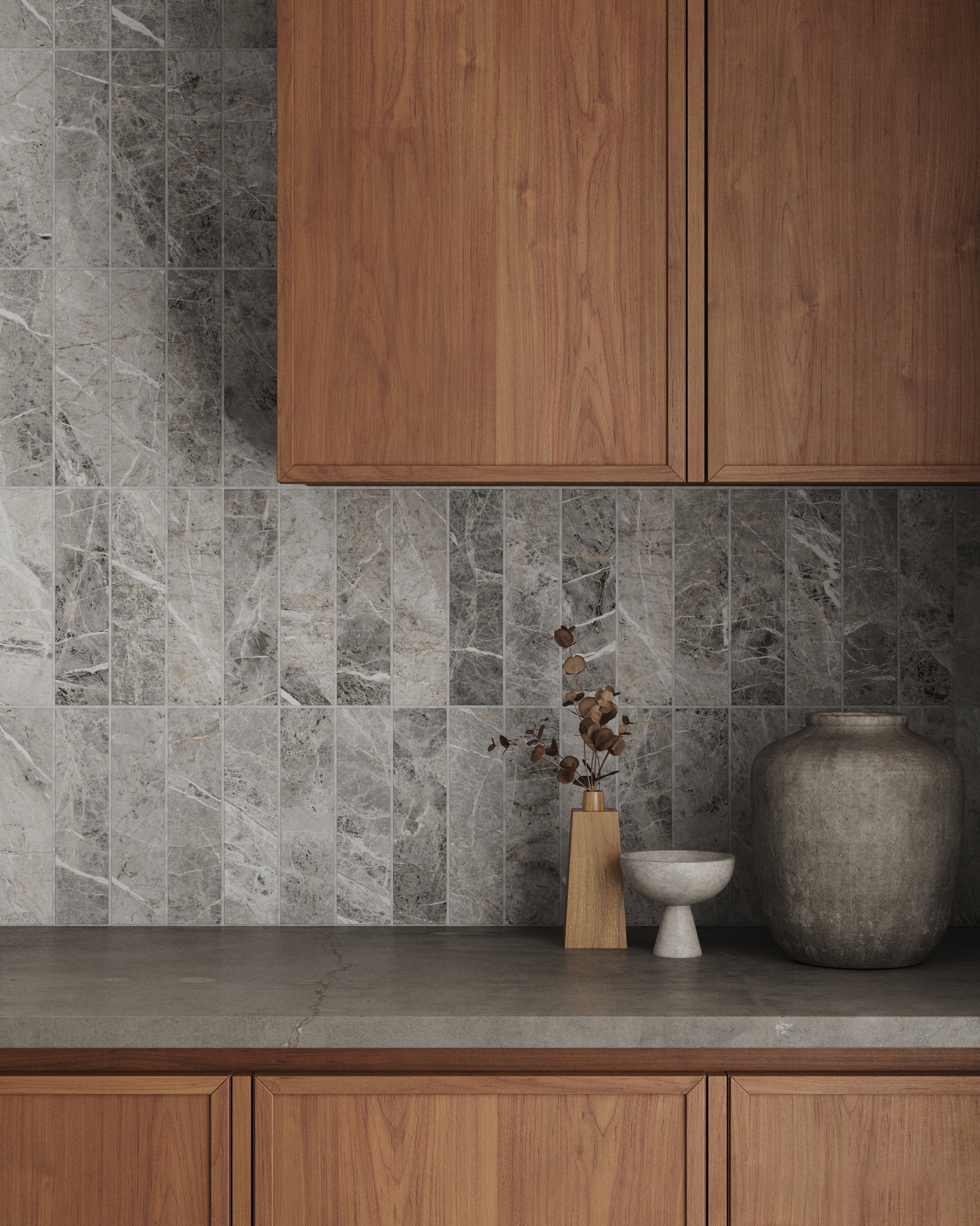 Chantel 3x12 Matte Porcelain Tile in Imperial