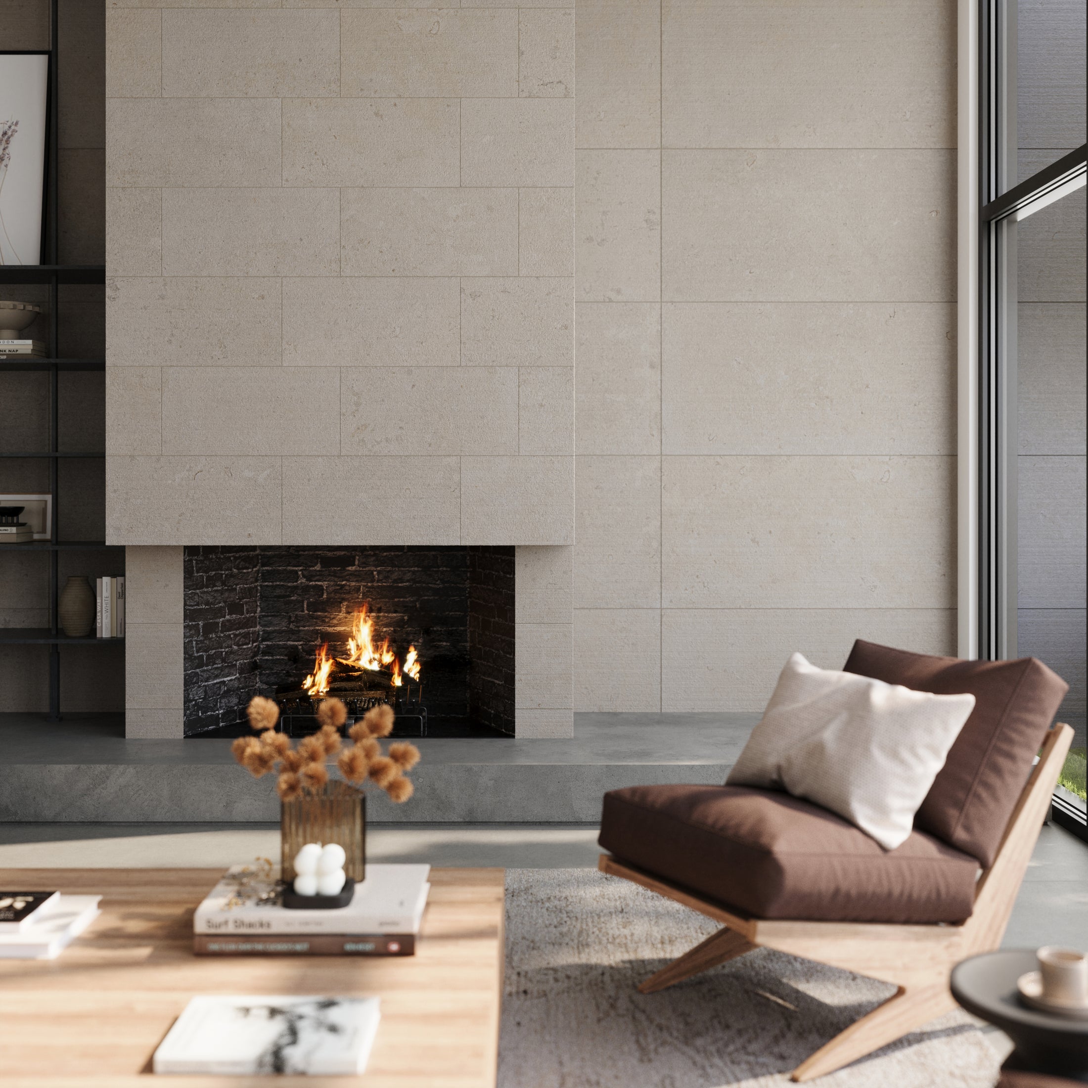 Wren 24x48 Chiseled Porcelain Tile in Dune