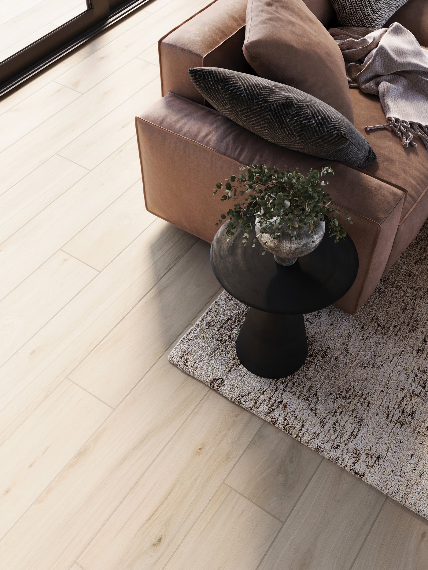 Preston 8x48 White Oak Porcelain Plank Tile | Timeless Wood-Grain Floor ...