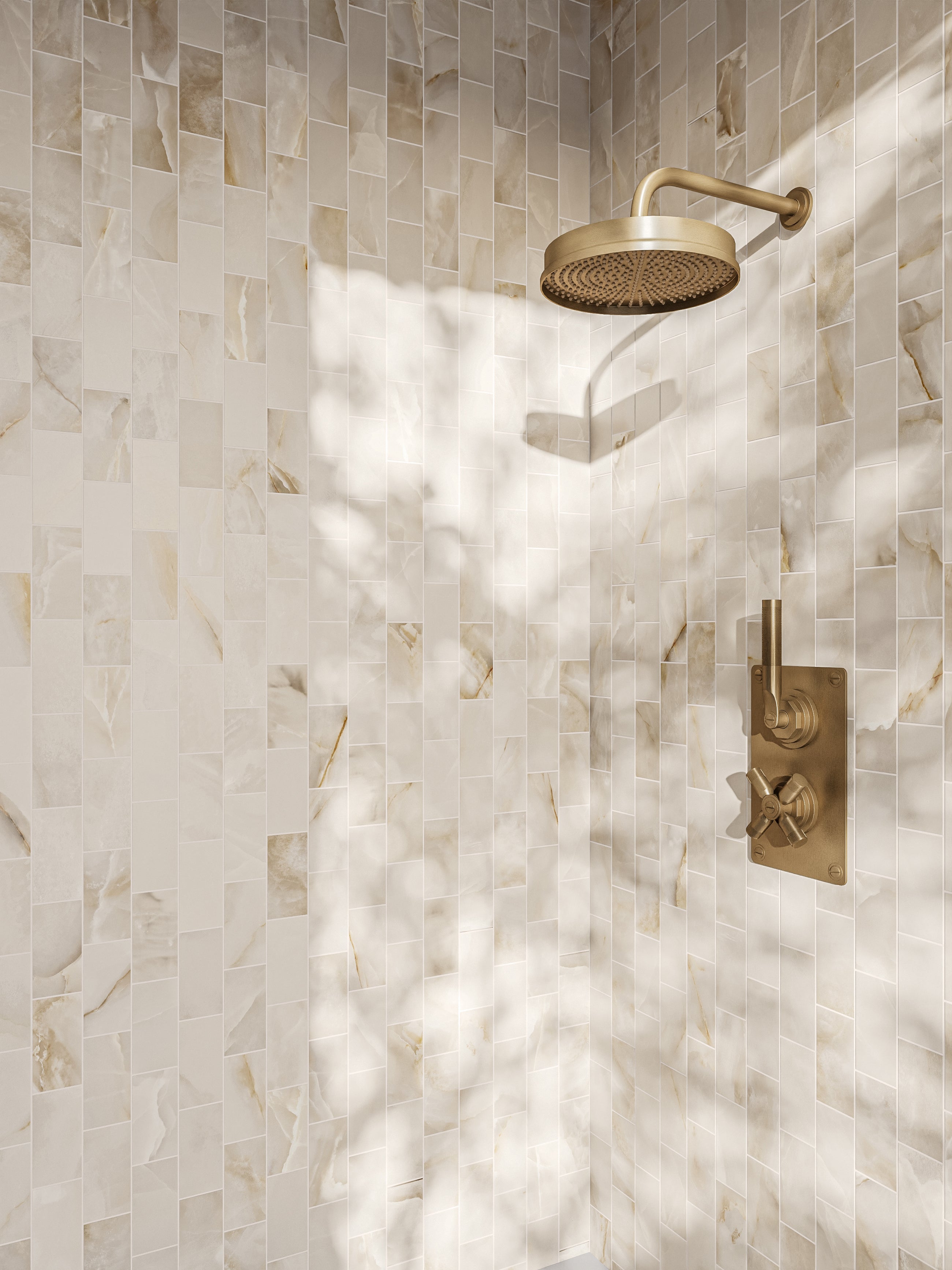 Astrid 3x6 Matte Porcelain Mosaic Tile in Sand