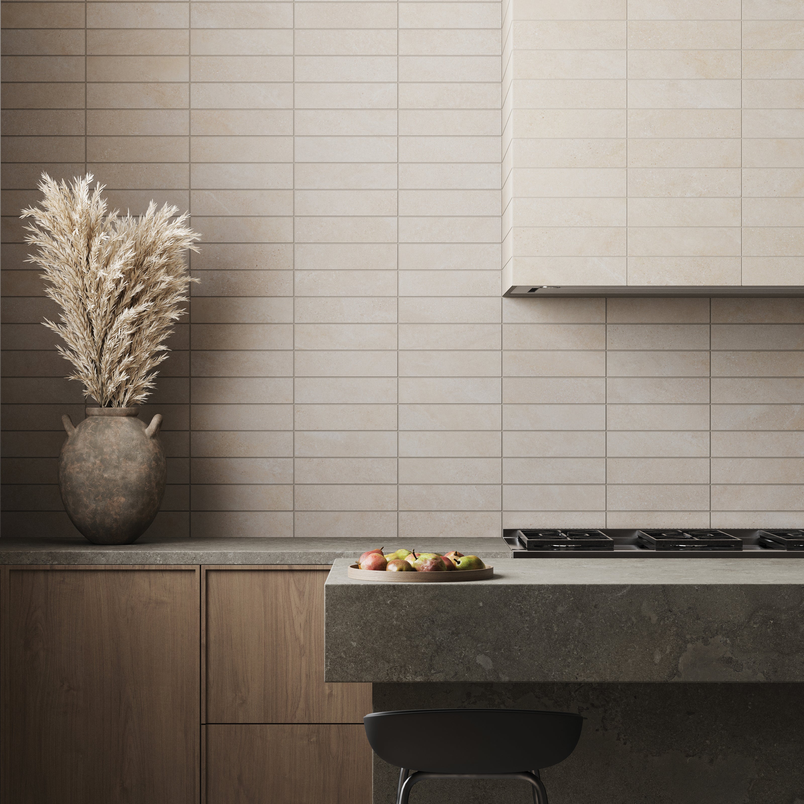 Shea 3x12 Matte Porcelain Tile in Dune