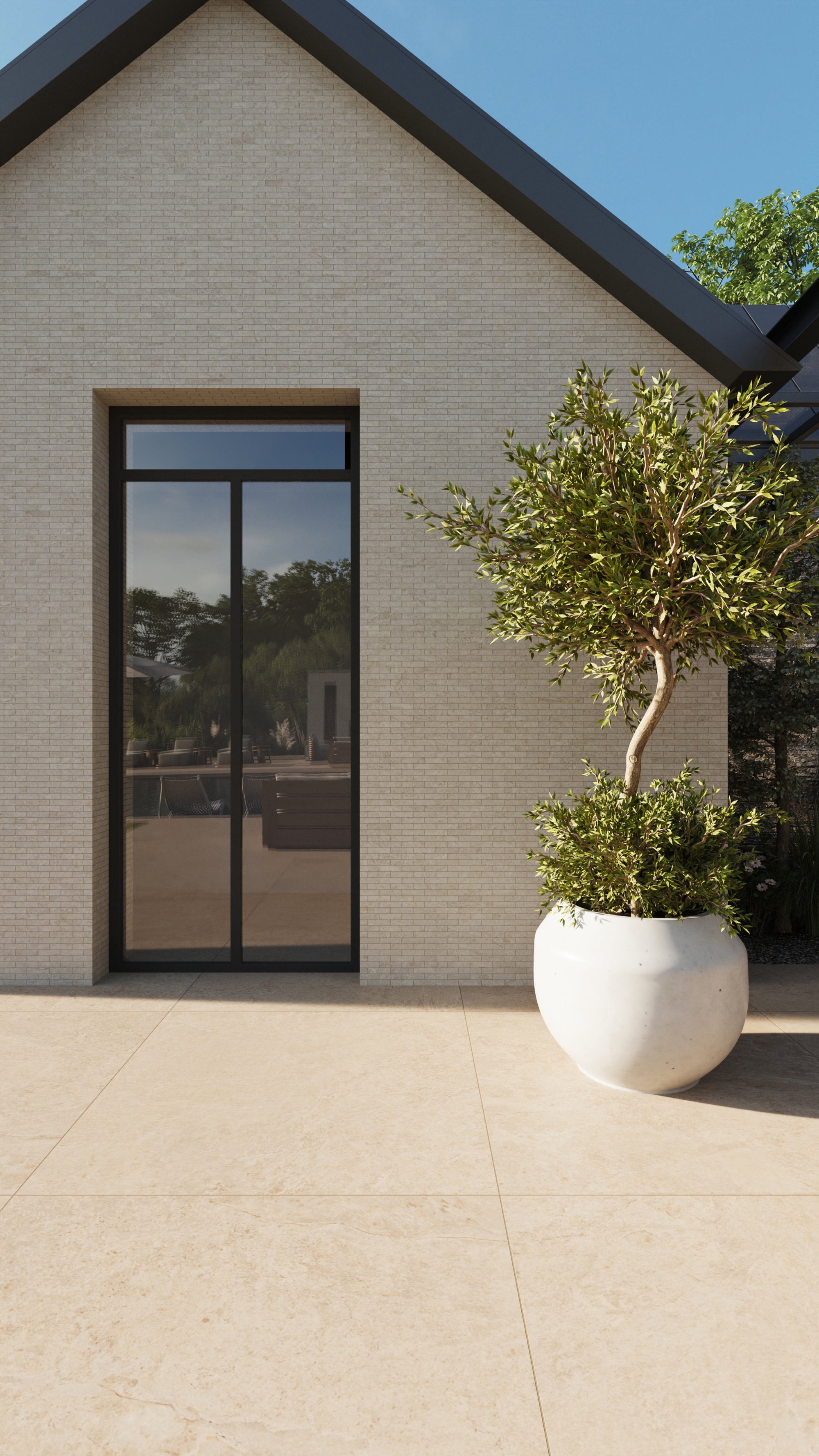 Dawson 1x4 Matte Porcelain Mosaic Tile in Alabaster