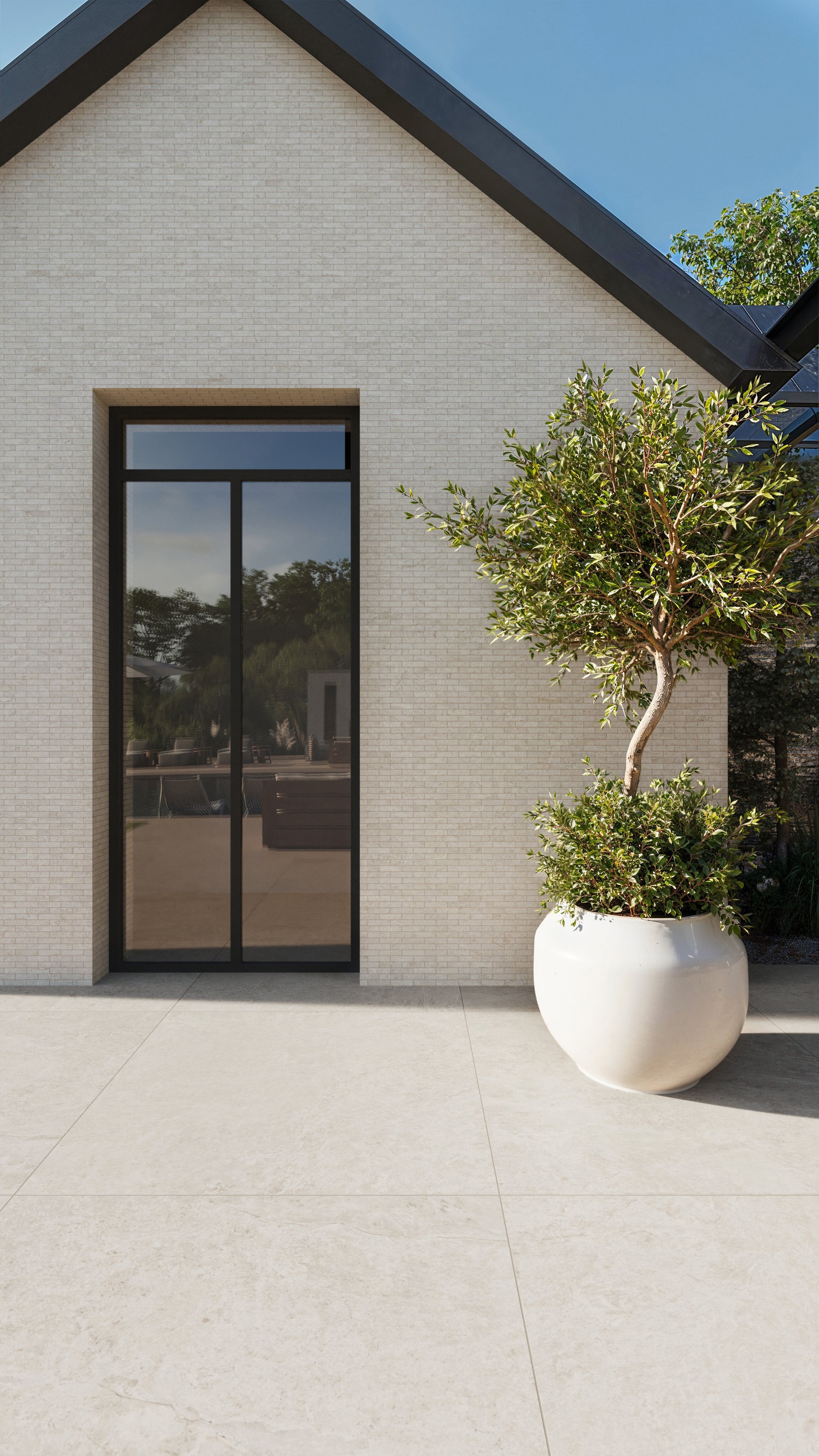 Dawson 1x4 Matte Porcelain Mosaic Tile in Alabaster
