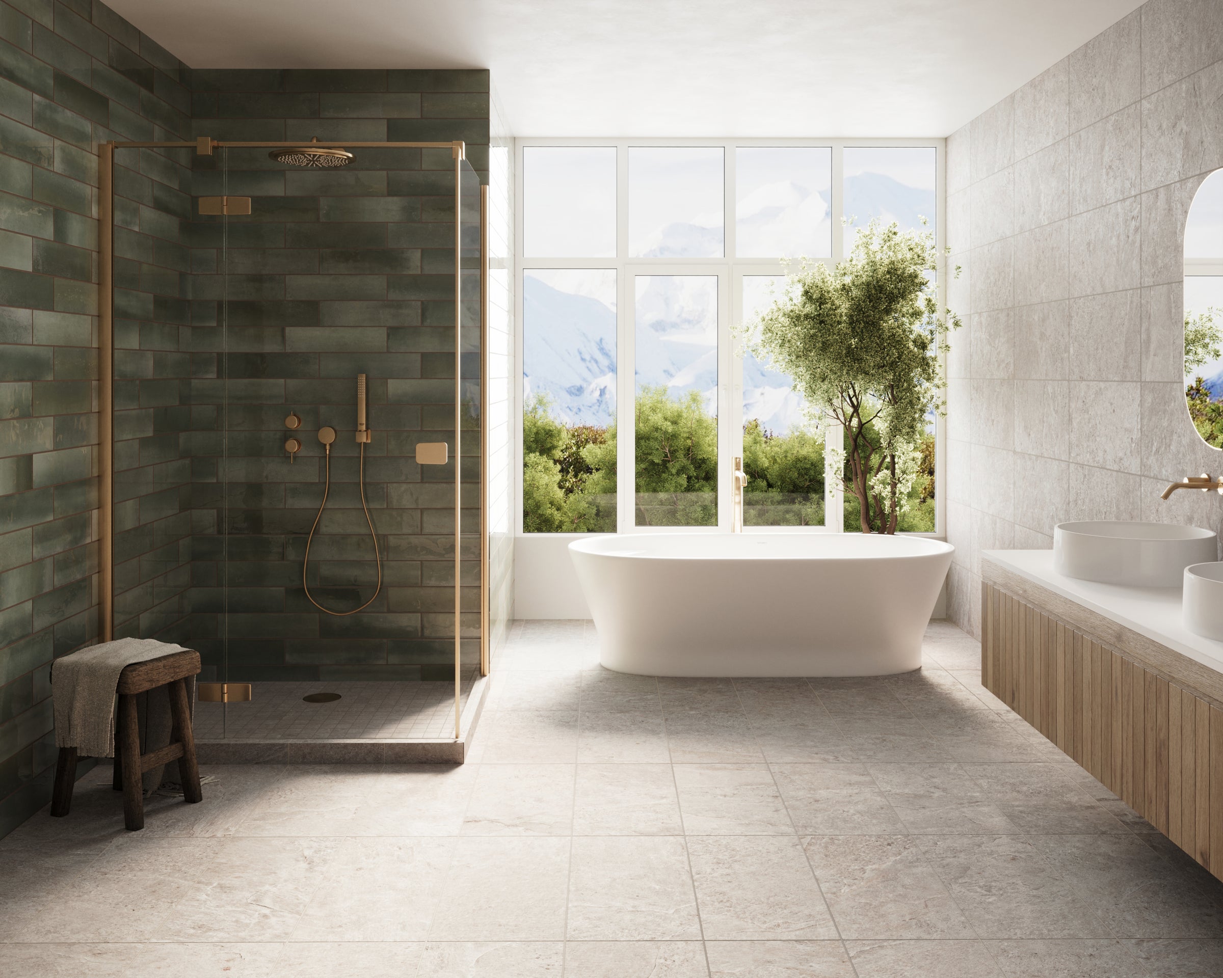 Dawson 12x24 Matte Porcelain Tile in Dune