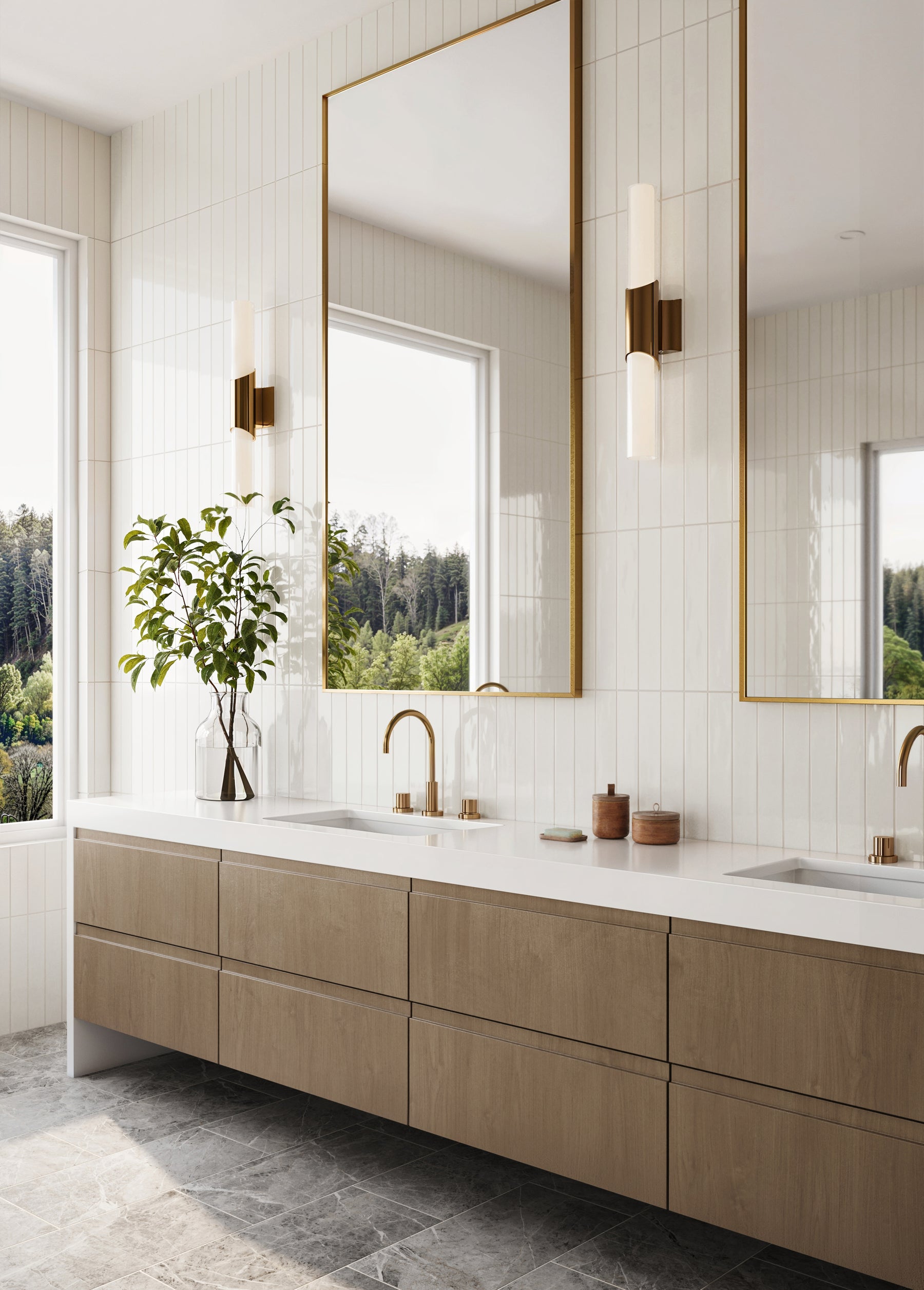 Jaden 2.5x16 Glossy Ceramic Tile in Eggshell