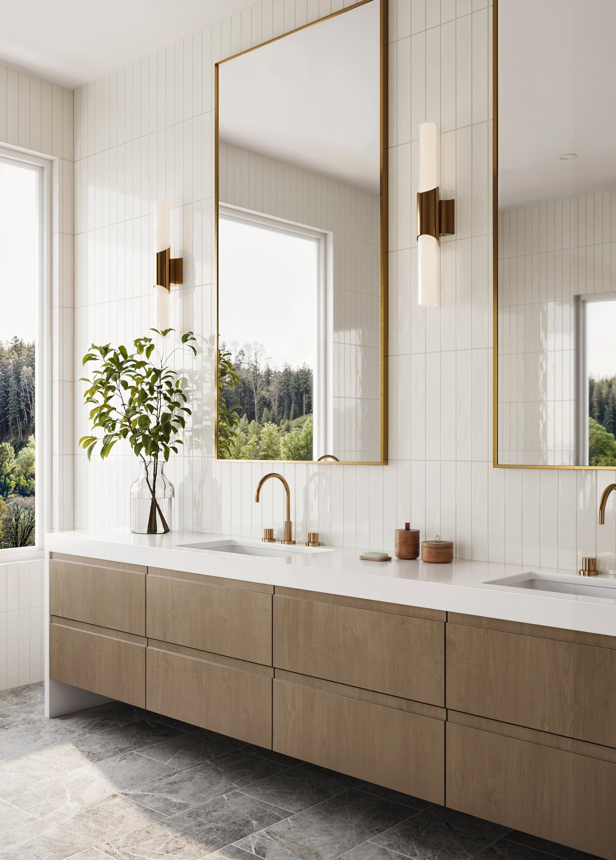 Jaden 2.5x16 Glossy Ceramic Tile in Eggshell