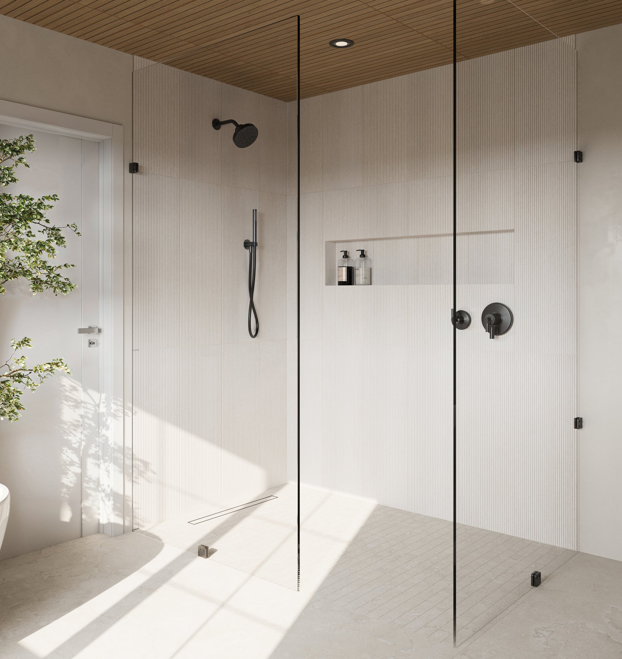 Tatum 2x2 Matte Porcelain Mosaic Tile in Cross-Cut Sand