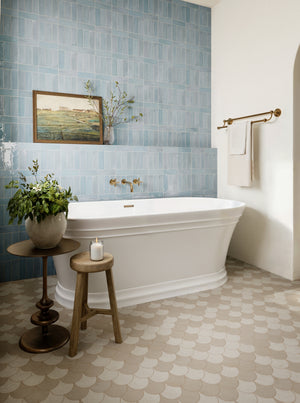 Cleo 2x6 Glossy Ceramic Tile in Ice