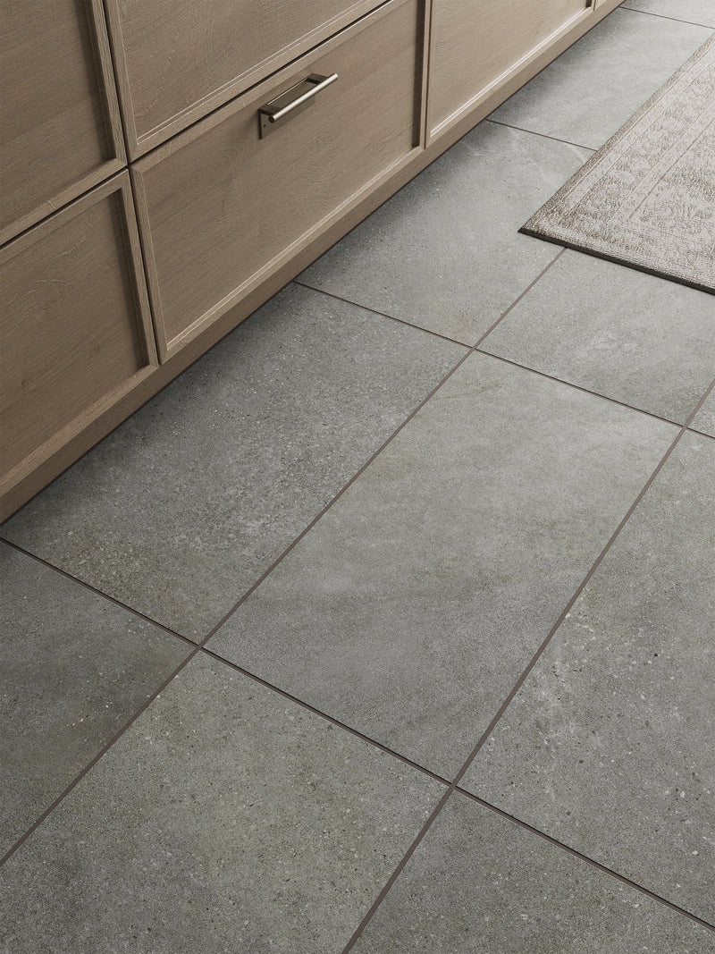 Shea 12x24 Matte Porcelain Tile in Smoke