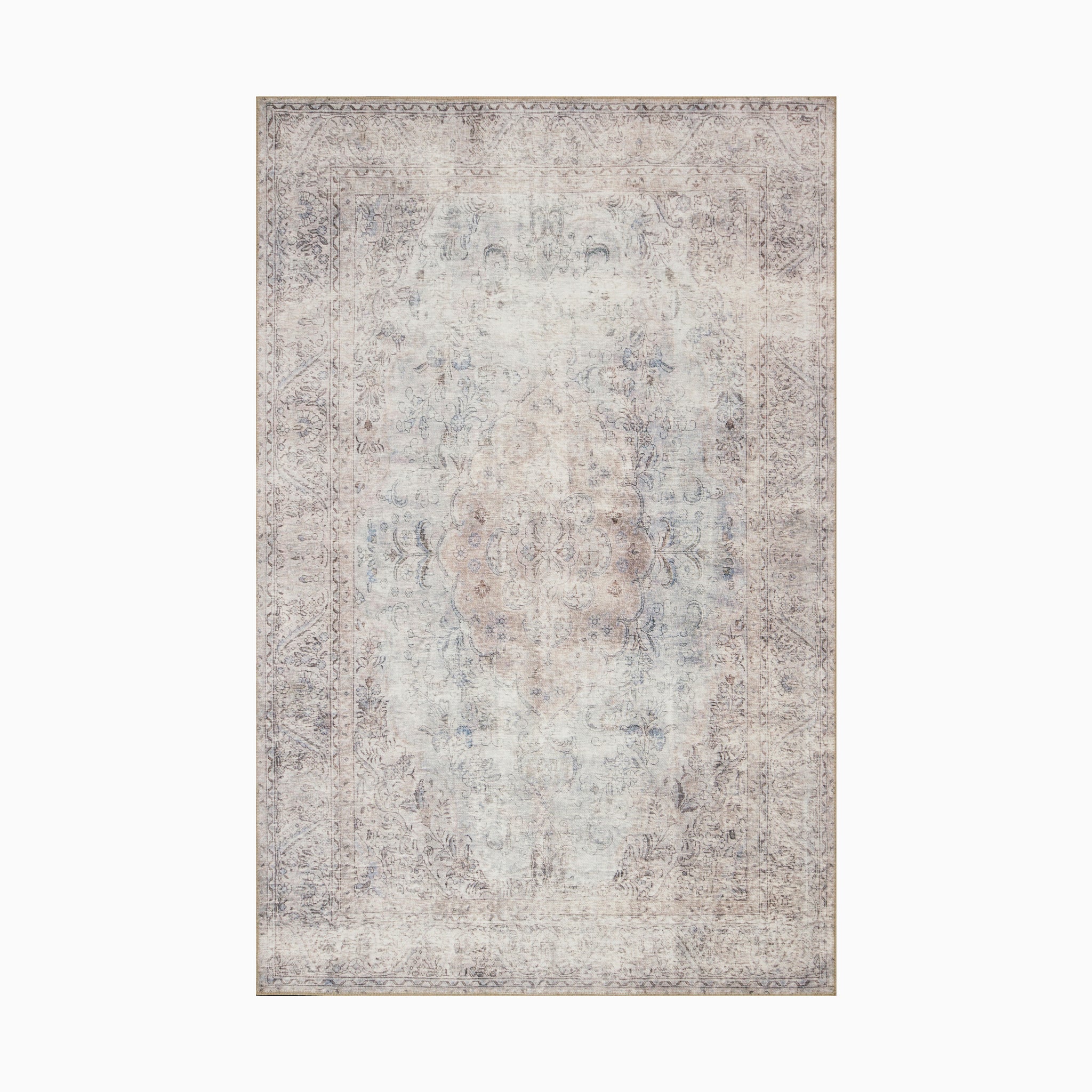 Pascal Rug in Platinum / Mist