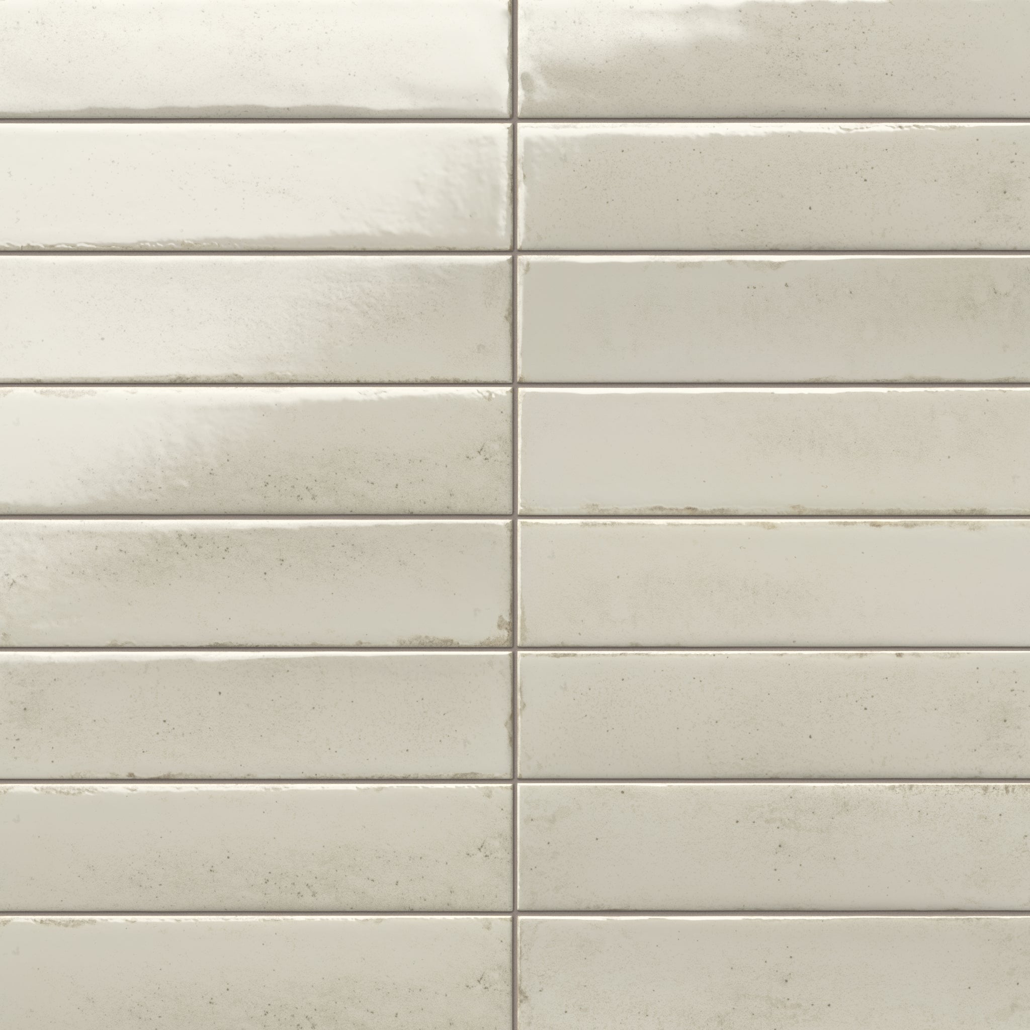 Mara 2x10 Glossy Ceramic Tile in Sheep's Wool