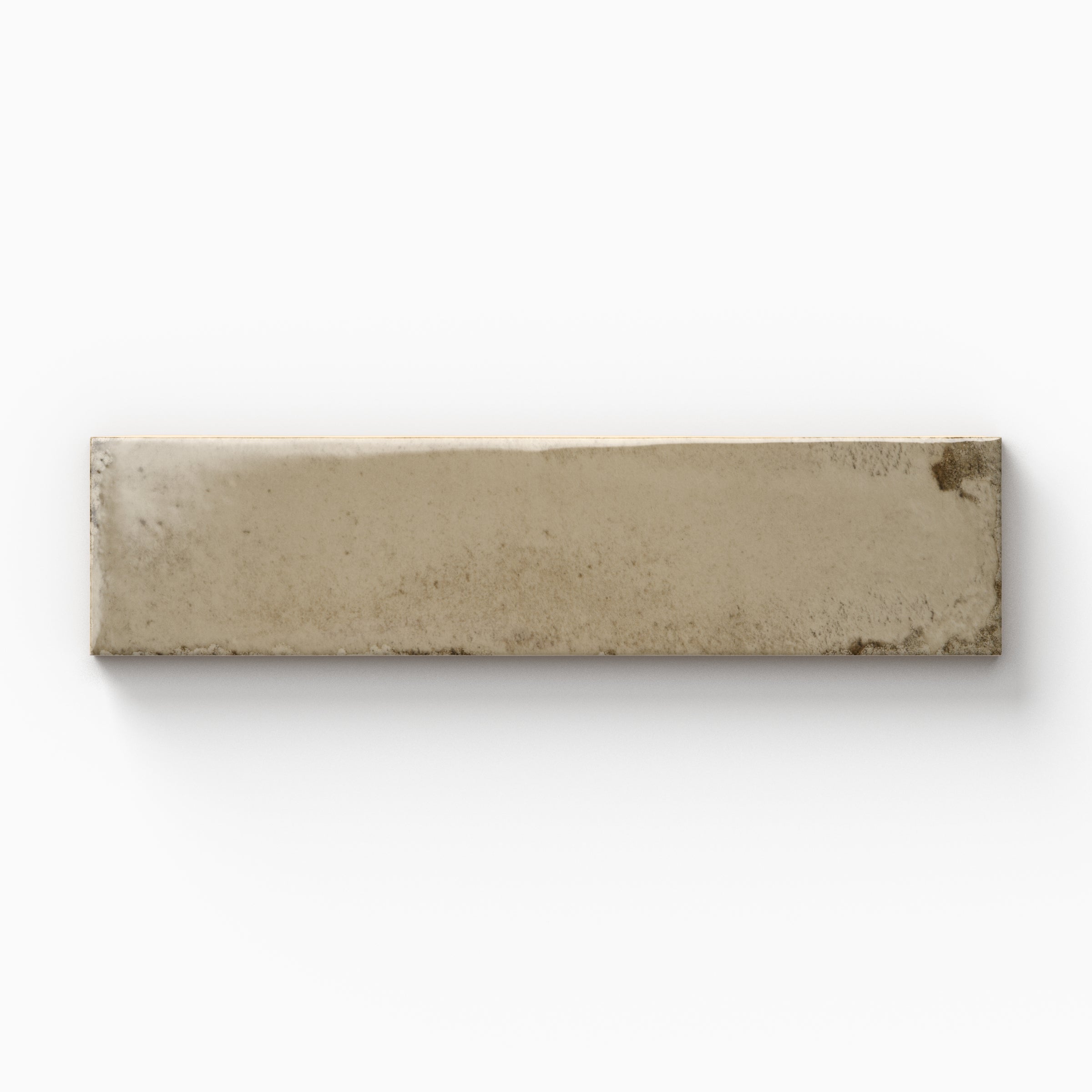 Mara 2x10 Glossy Ceramic Tile in Chicory Greige