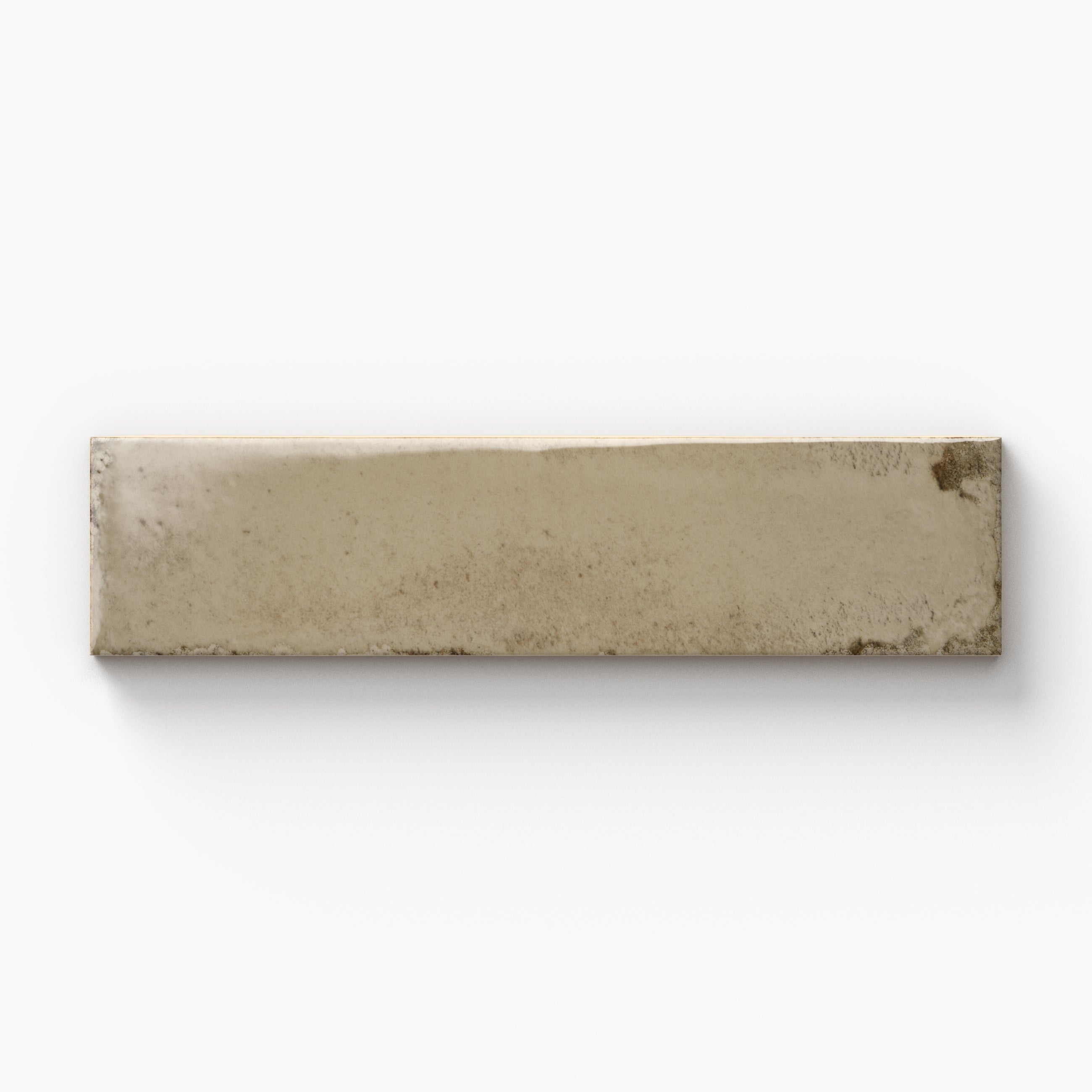 Mara 2x10 Glossy Ceramic Tile in Chicory Greige
