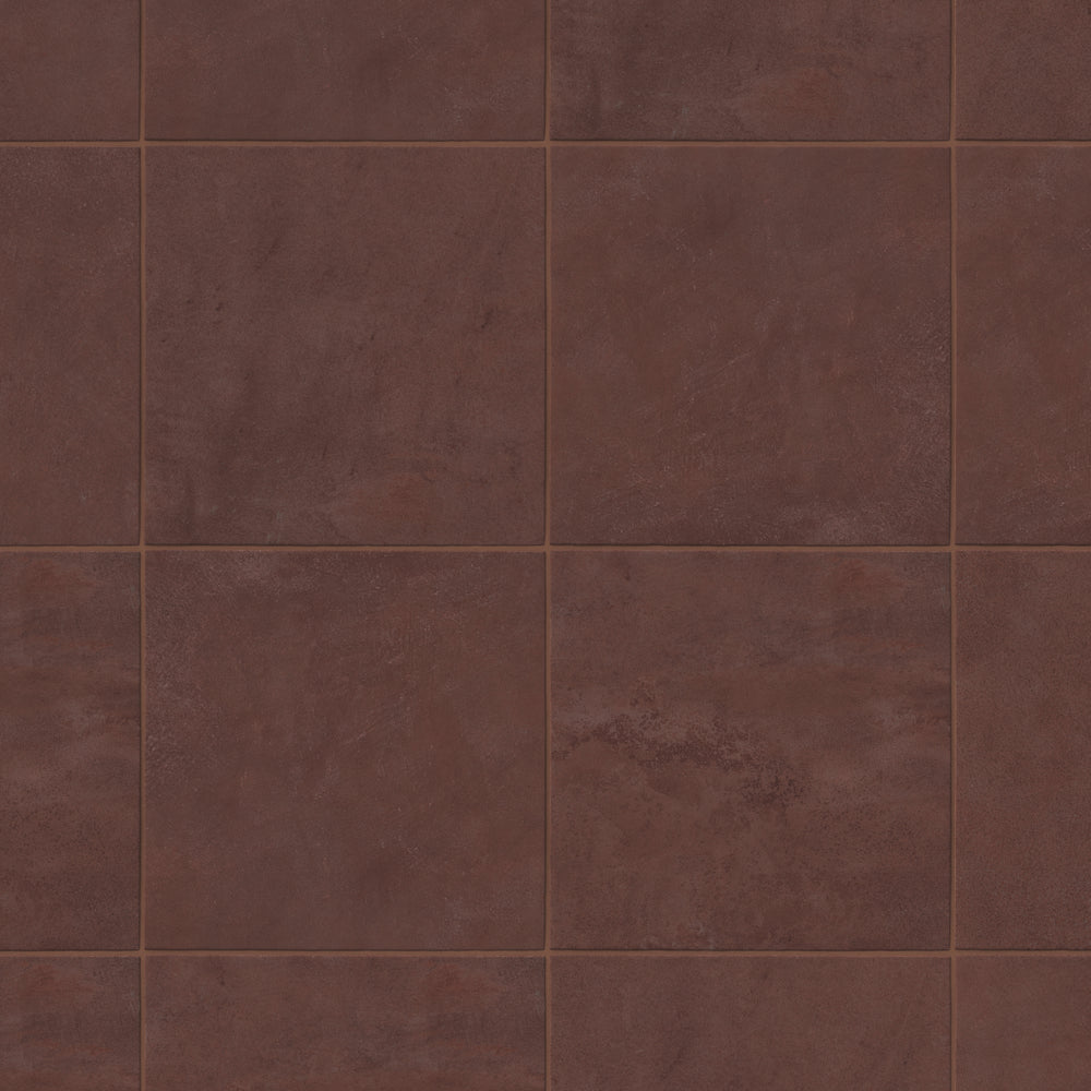 Kai 12x12 Matte Porcelain Tile in Marron