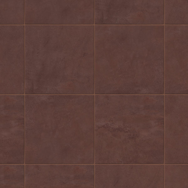 Kai 12x12 Matte Porcelain Tile in Marron