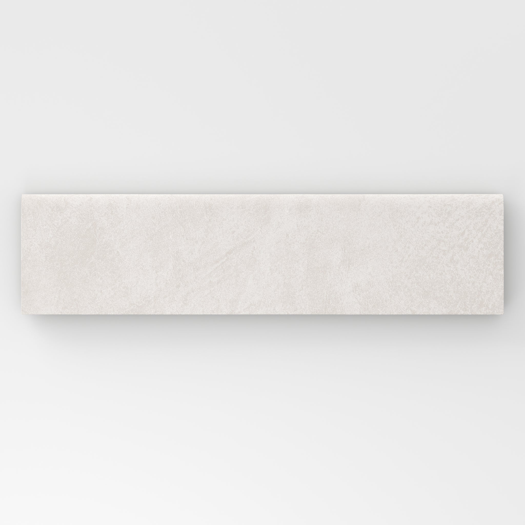Kai 3x12 Bullnose Matte Porcelain Tile in Whisper