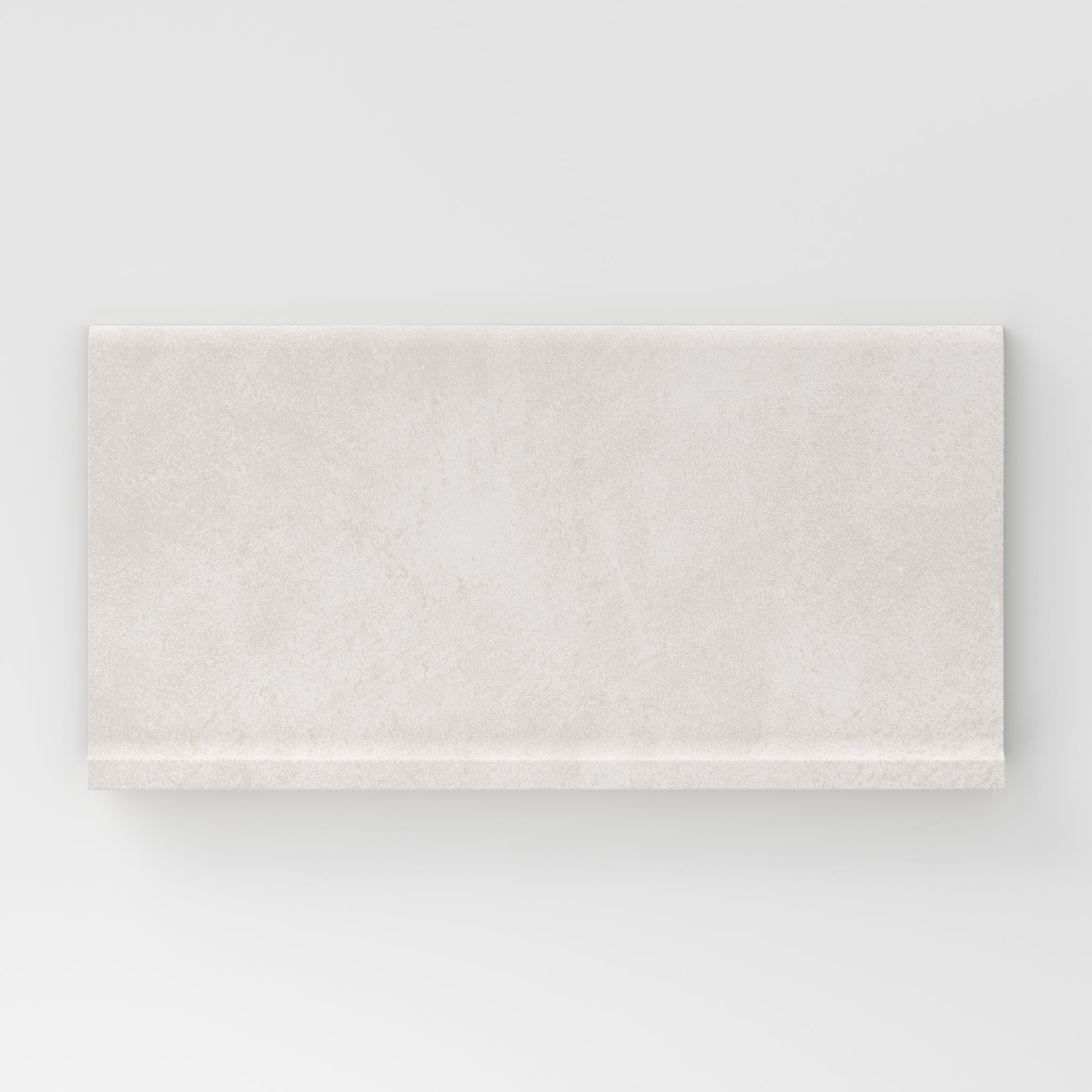 Kai 6x12 Cove Base Matte Porcelain Tile in Whisper