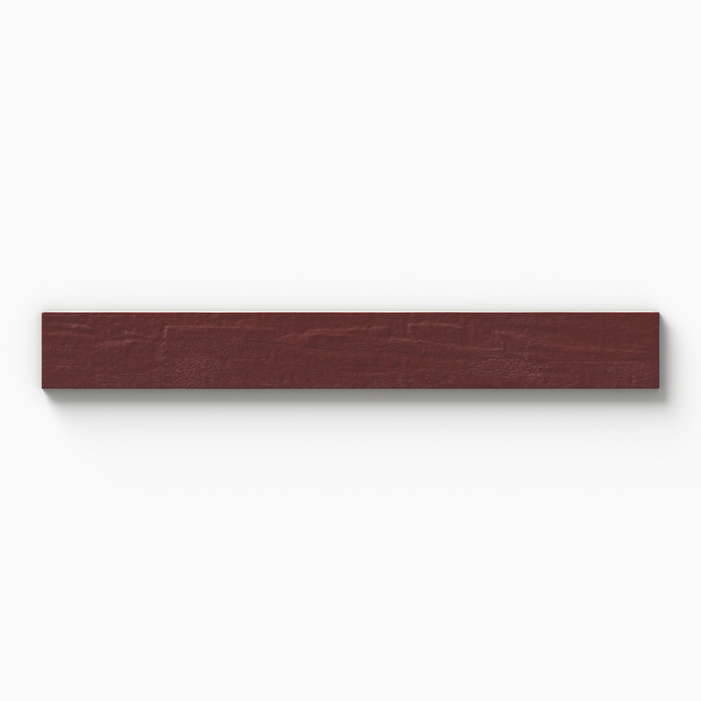 Piper 3x24 Glossy Porcelain Tile in Crimson