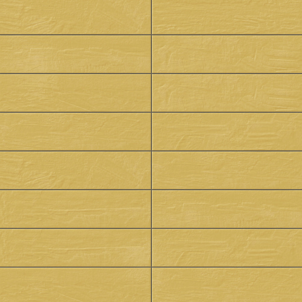 Piper 6x24 Glossy Porcelain Tile in Gold